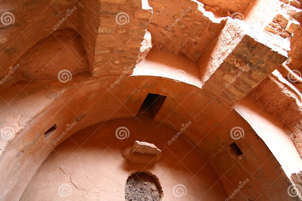 Inside a Kiva stock image. Image of brick, interior, historic - 15787473