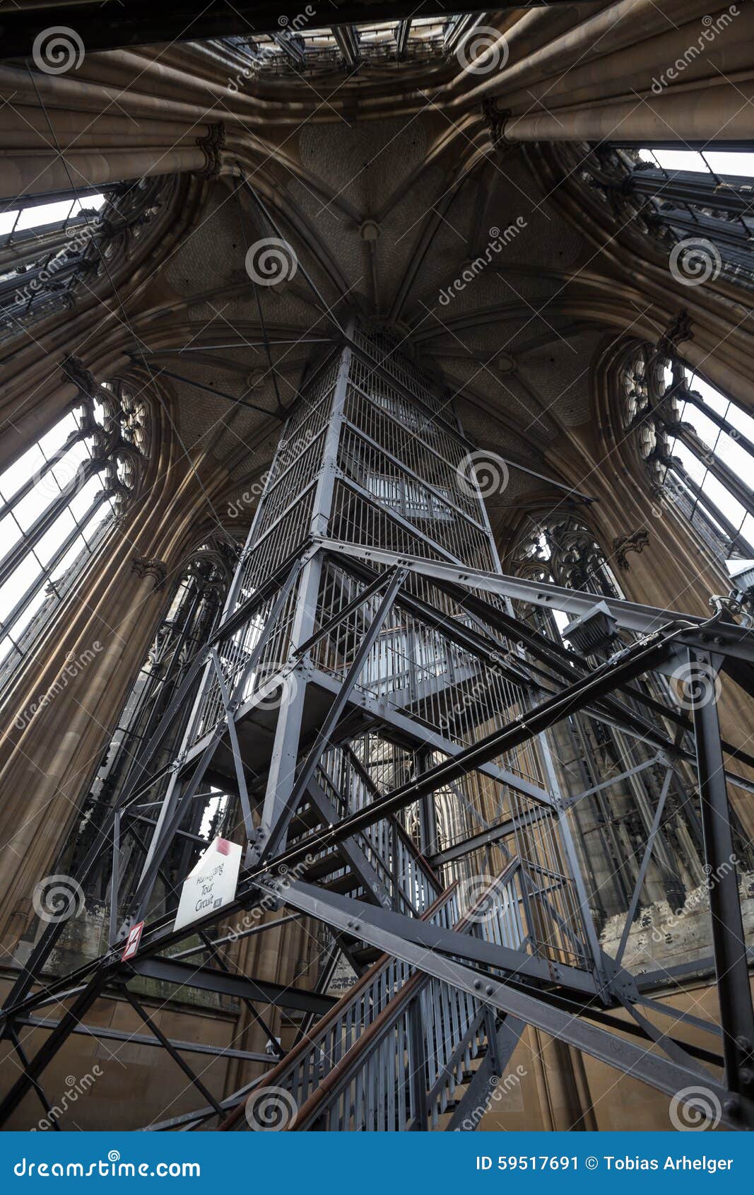 Inside the Koelner Dom Tower in Germany Stock Image - Image of ...