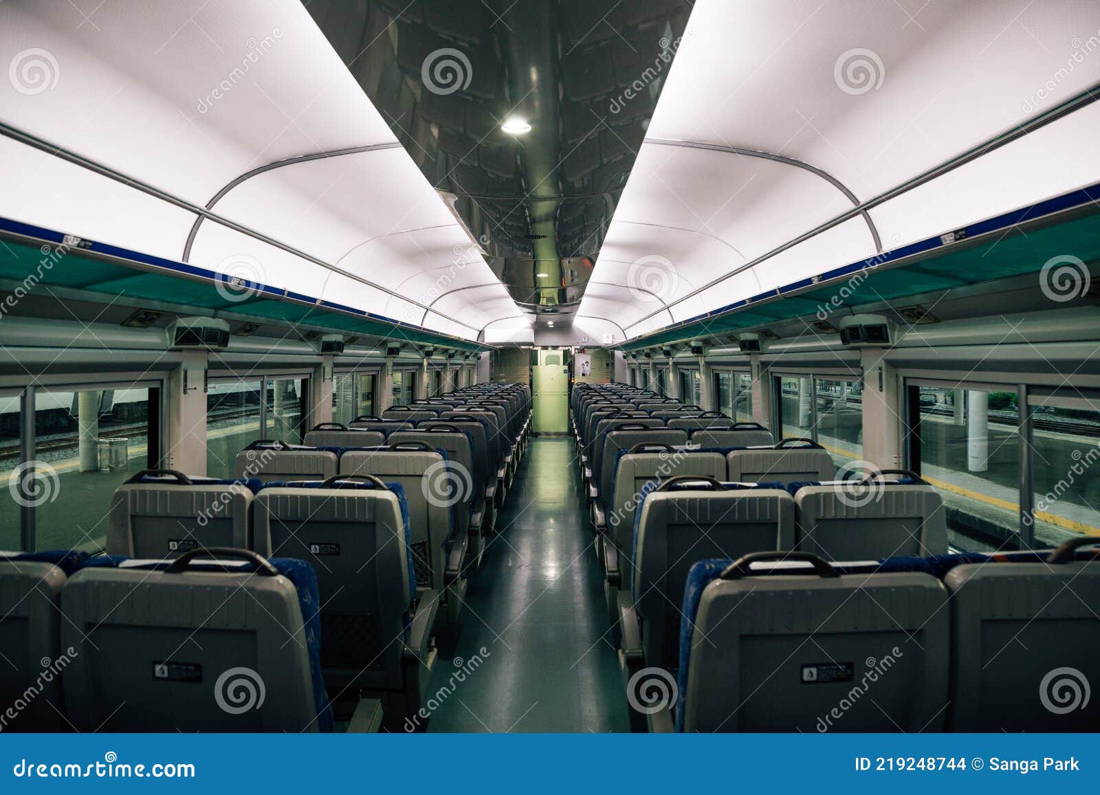 A Train Of Empty Old Carts For Peat Mining Royalty-Free Stock Photo ...