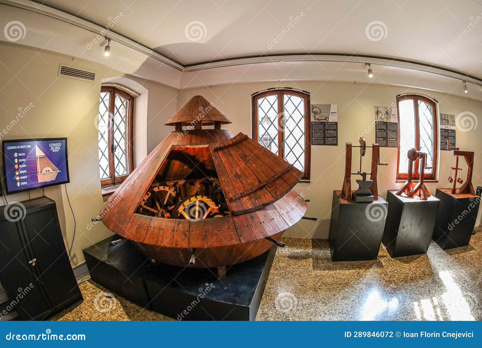 Inside of the Leonardo Da Vinci Museum, Venice, Italy Editorial ...