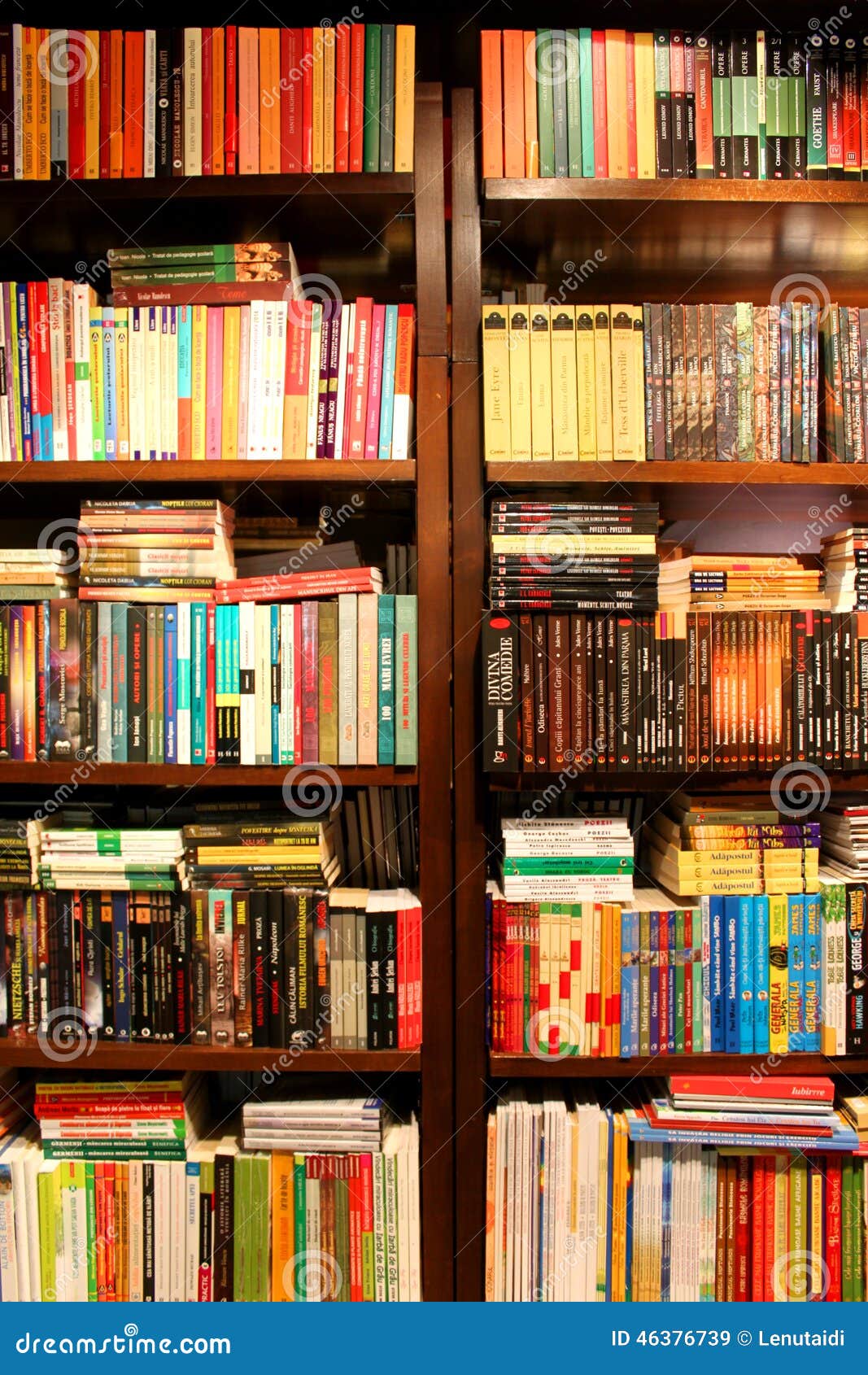 Inside the library editorial stock image. Image of books - 46376739