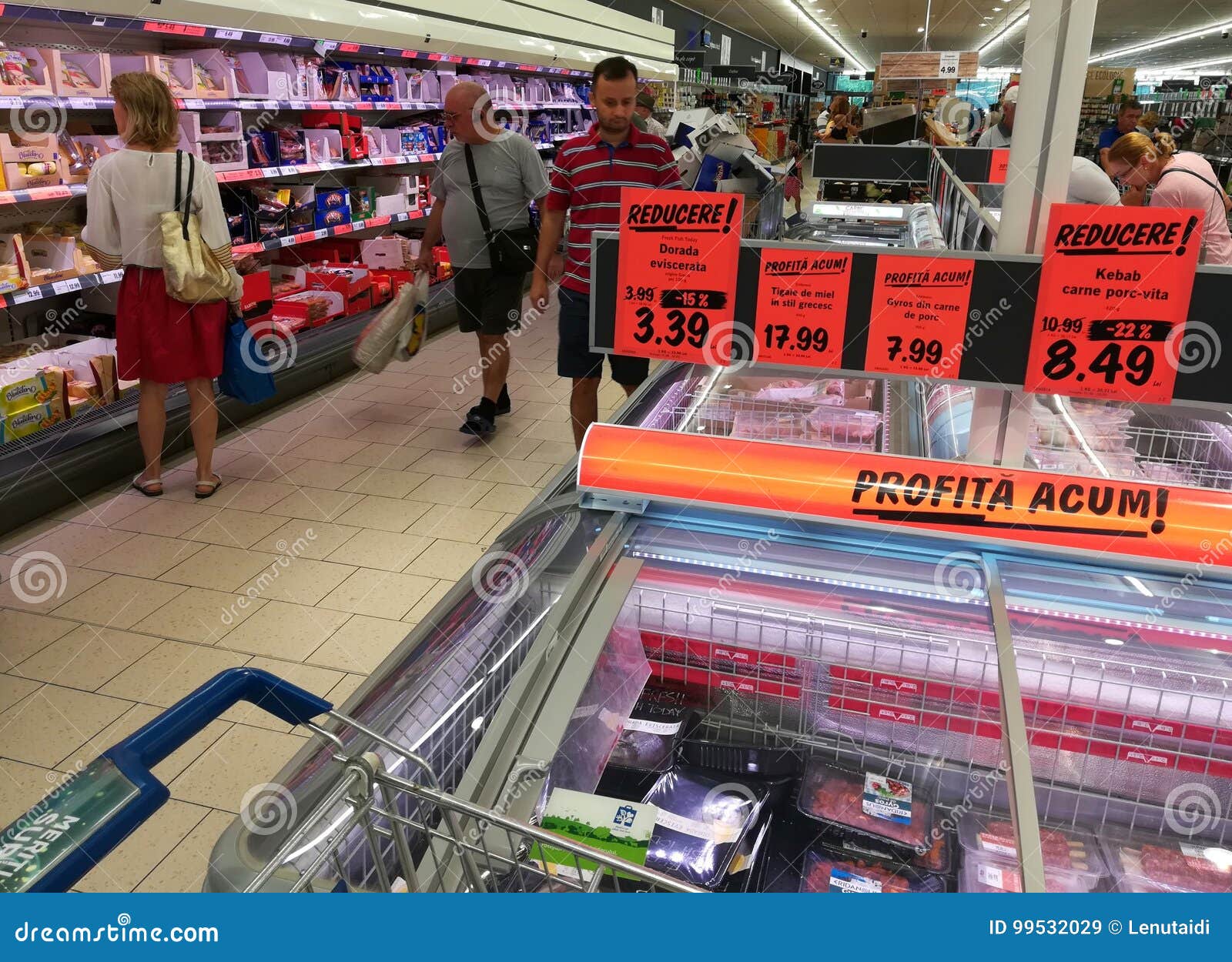 Inside a Lidl supermarket editorial stock image. Image of department ...