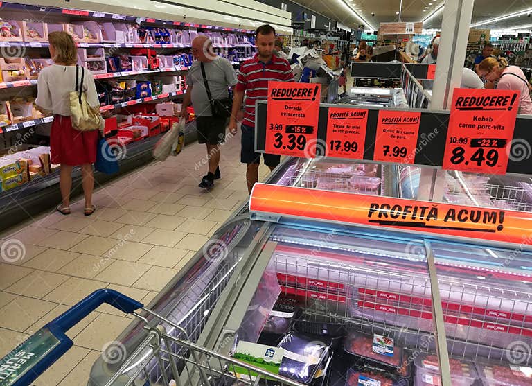 Inside a Lidl supermarket editorial stock image. Image of department ...