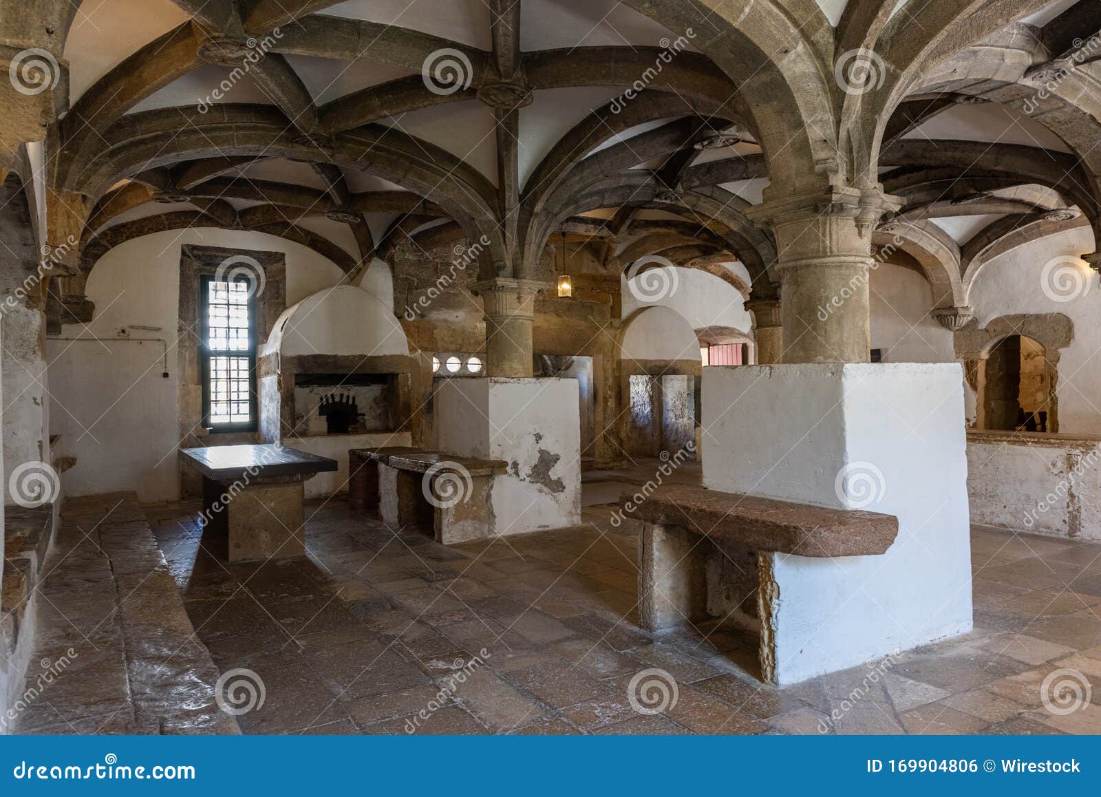 Inside Look of the Rooms of the Convent of Christ in Tomar in Portugal ...