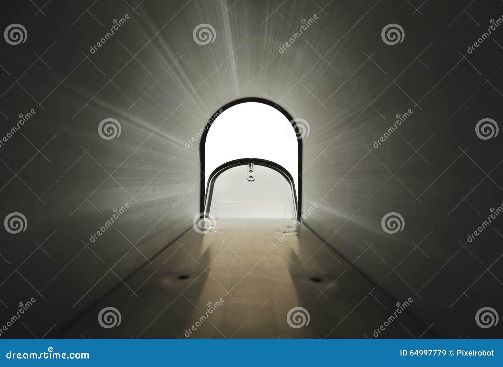 Inside Mail Box with Open Door Stock Image - Image of generic, message ...