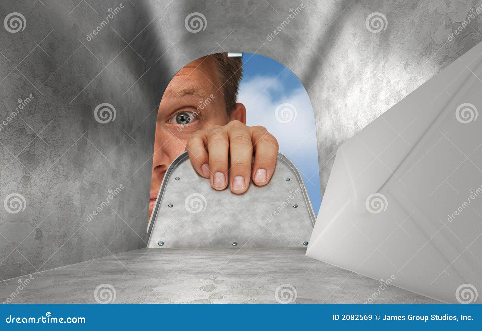 Inside the mailbox stock image. Image of letterbox, opening - 2082569
