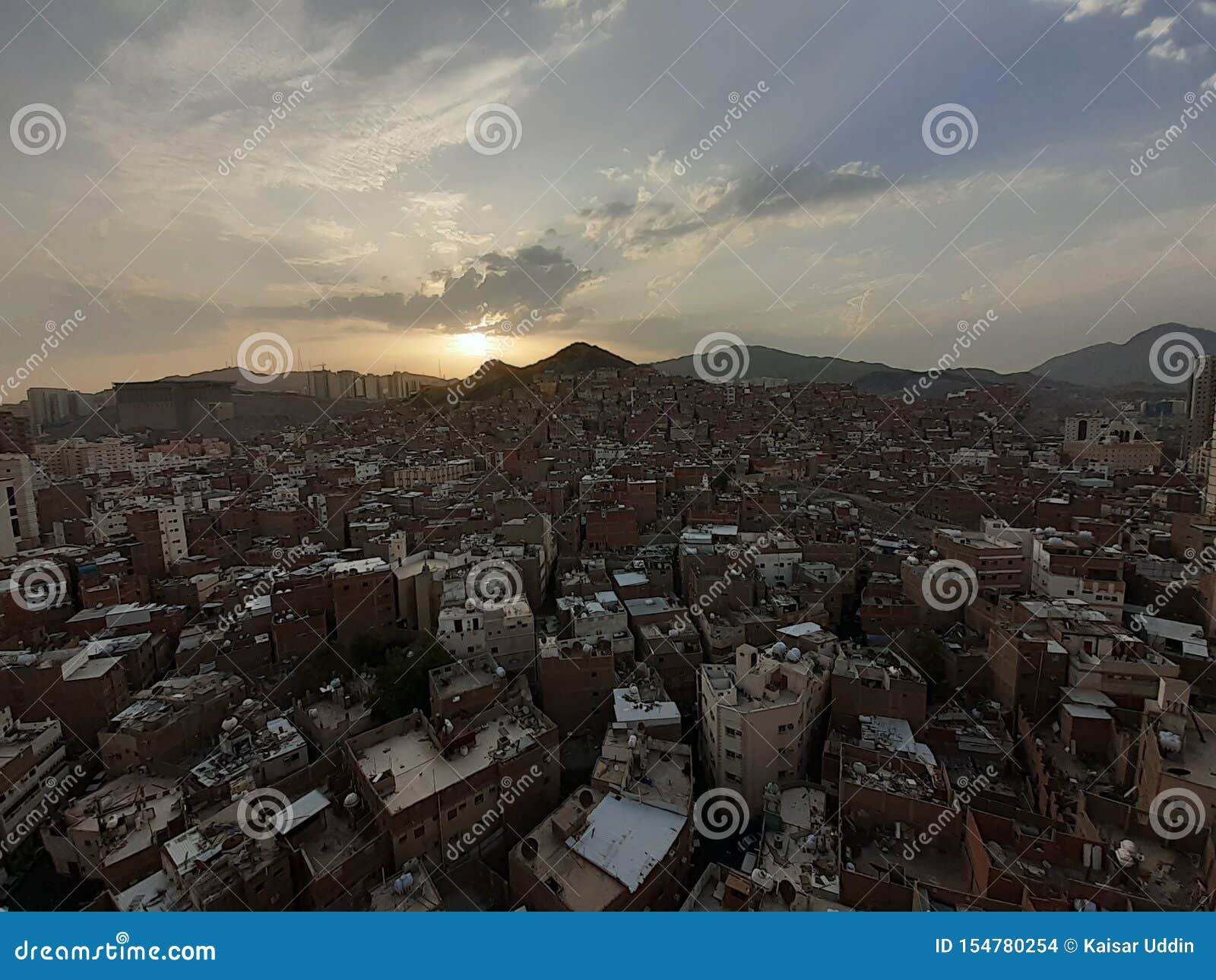 Inside of Makkah city stock photo. Image of city, makkah - 154780254