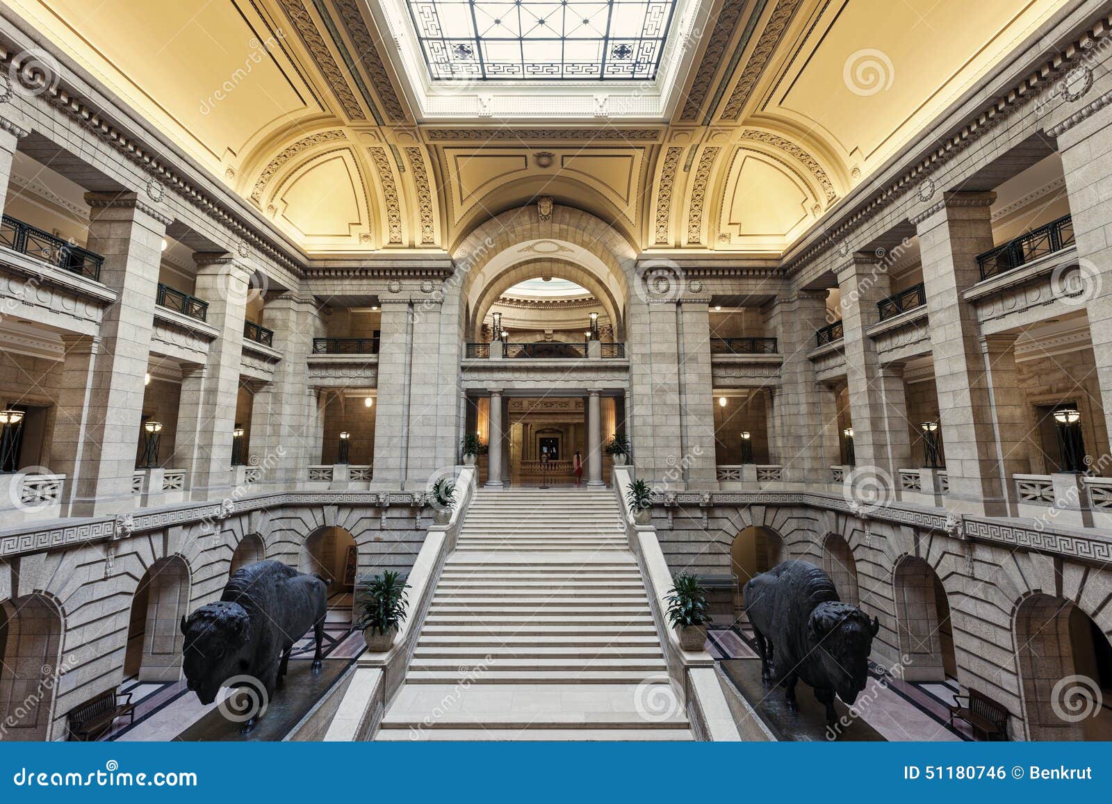 Inside Manitoba Legislative Building in Winnipeg Stock Photo - Image of ...