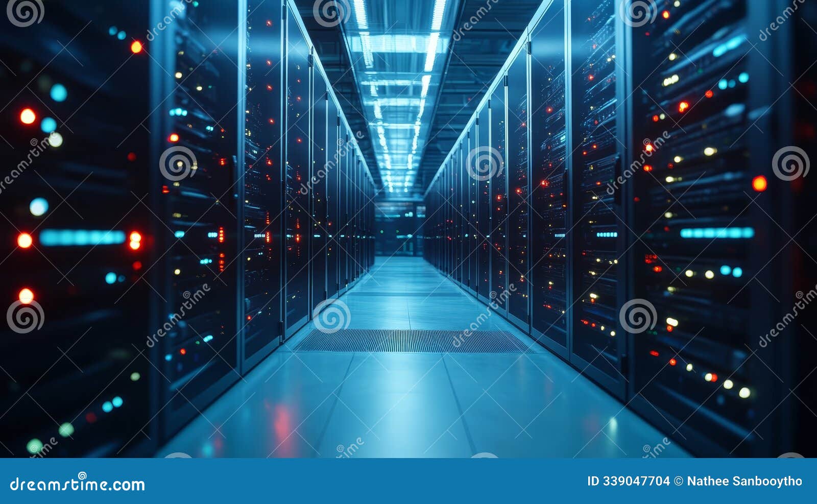 Inside a Massive Data Center, Rows of Servers Power the Digital World ...