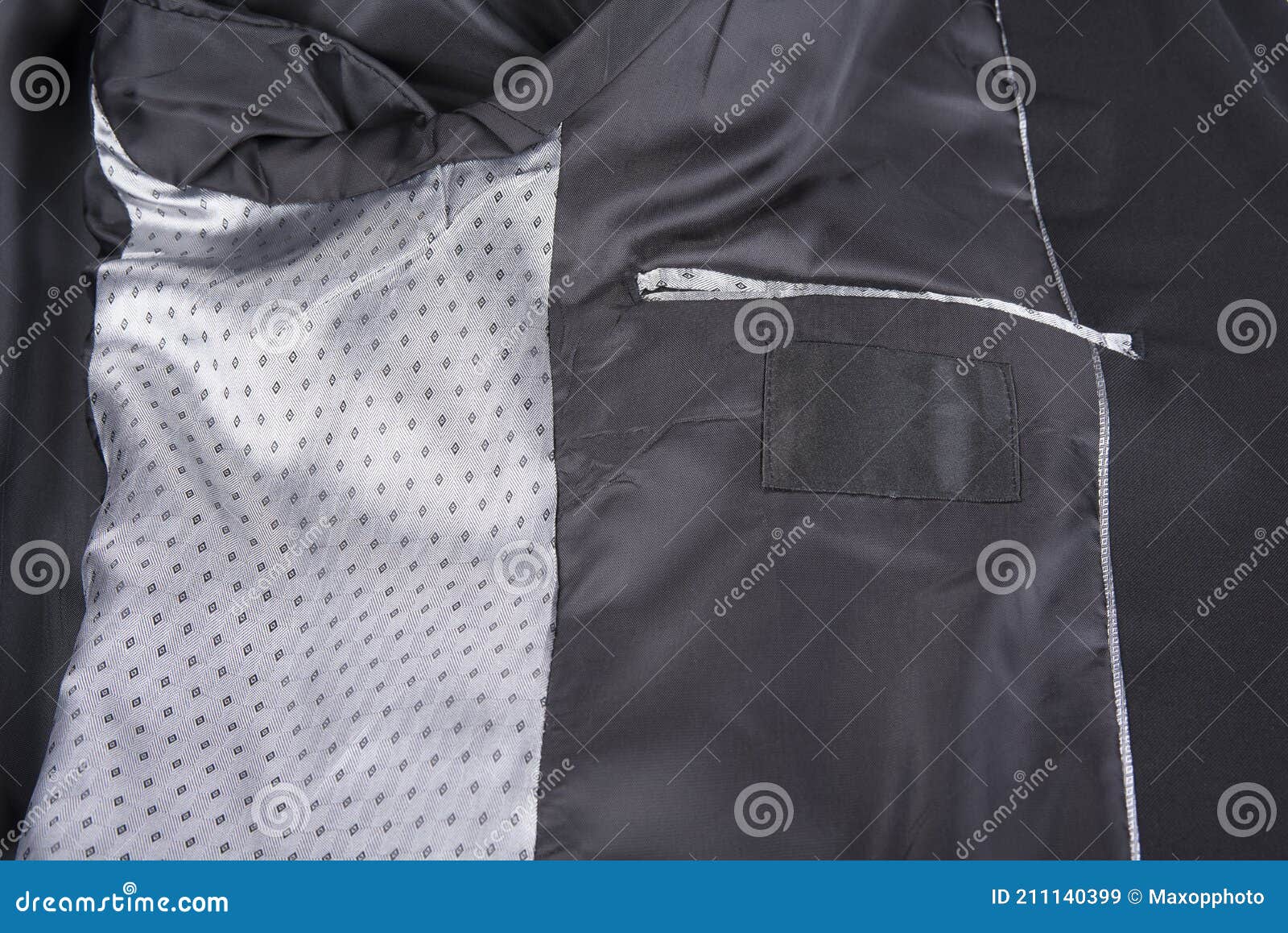 Inside of Men`s Linen Coat Suit Jacket Stock Image - Image of coat ...