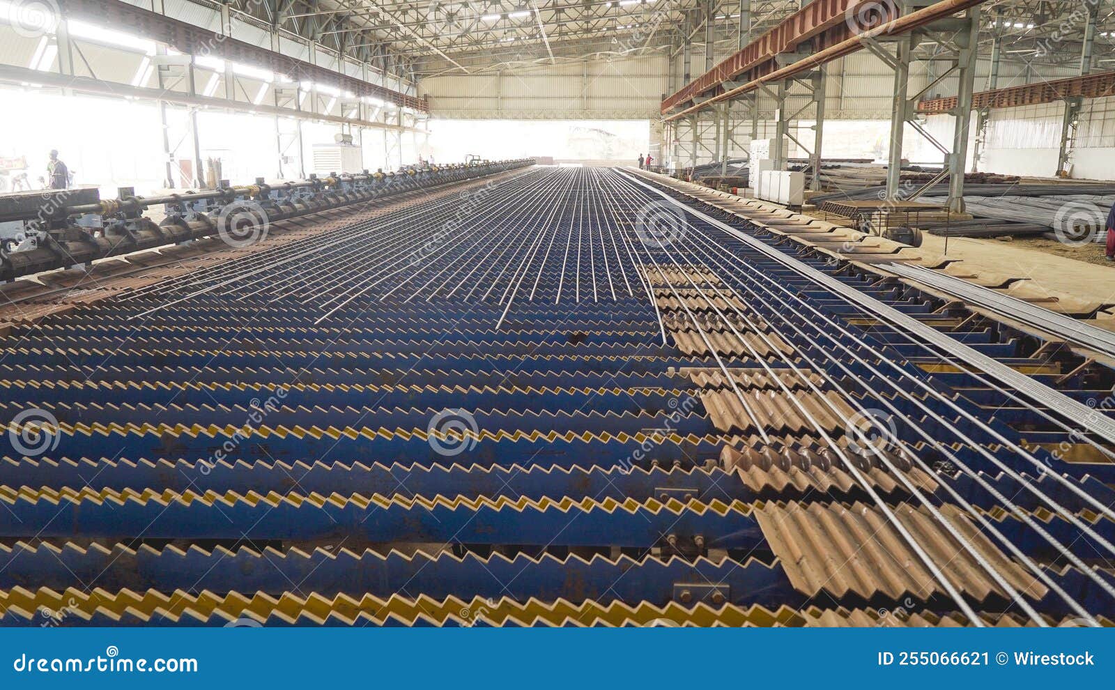 Inside of the Metallic Rods Factory Stock Image - Image of inside ...