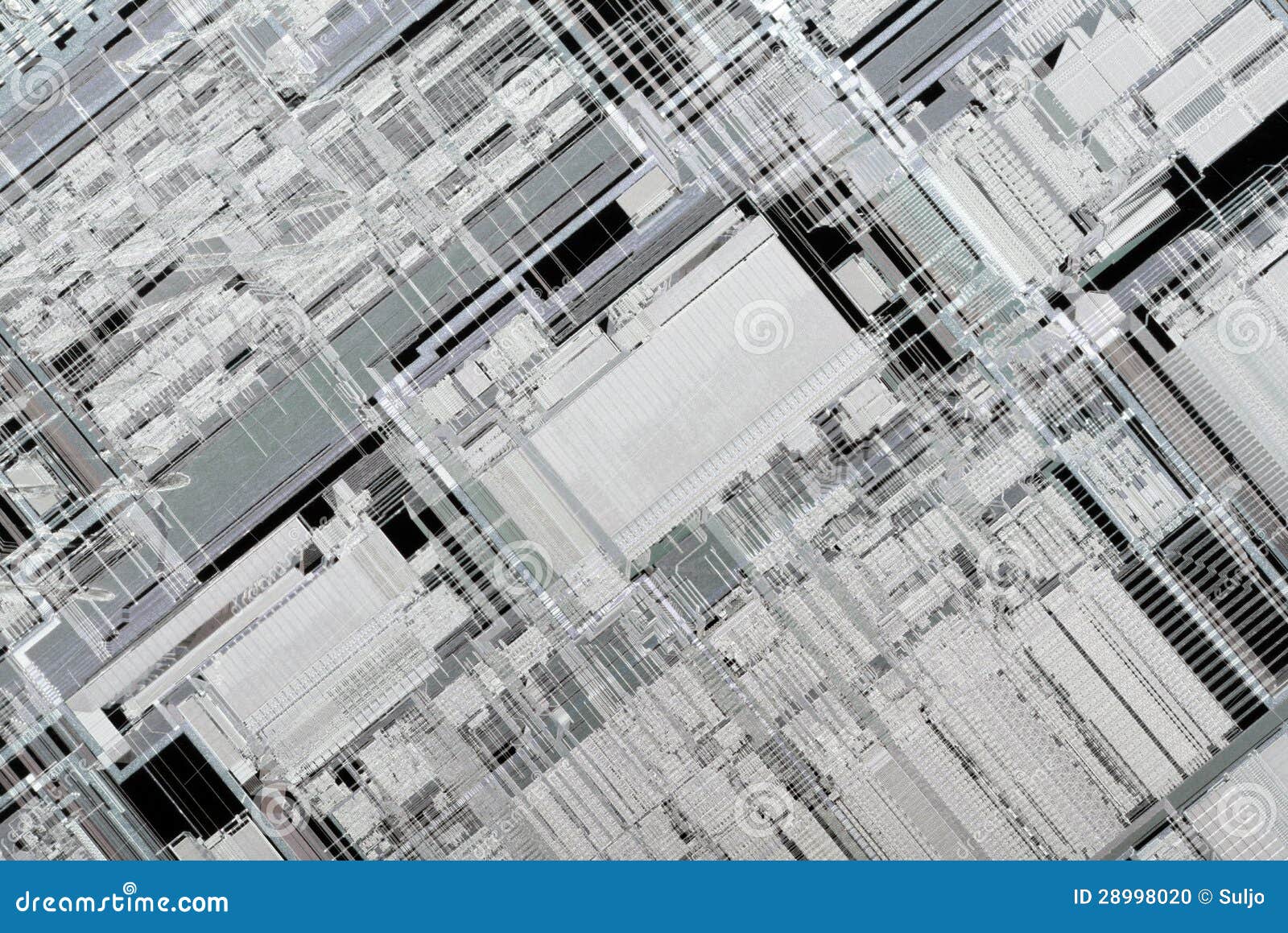 Inside Microprocessor Architecture Stock Photo - Image of microchip ...