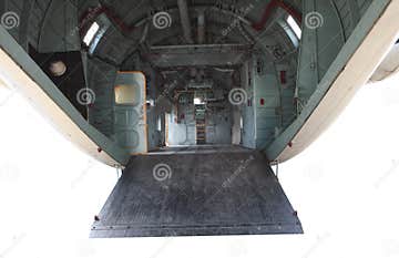 Inside of military plane stock image. Image of aero, body - 31029159