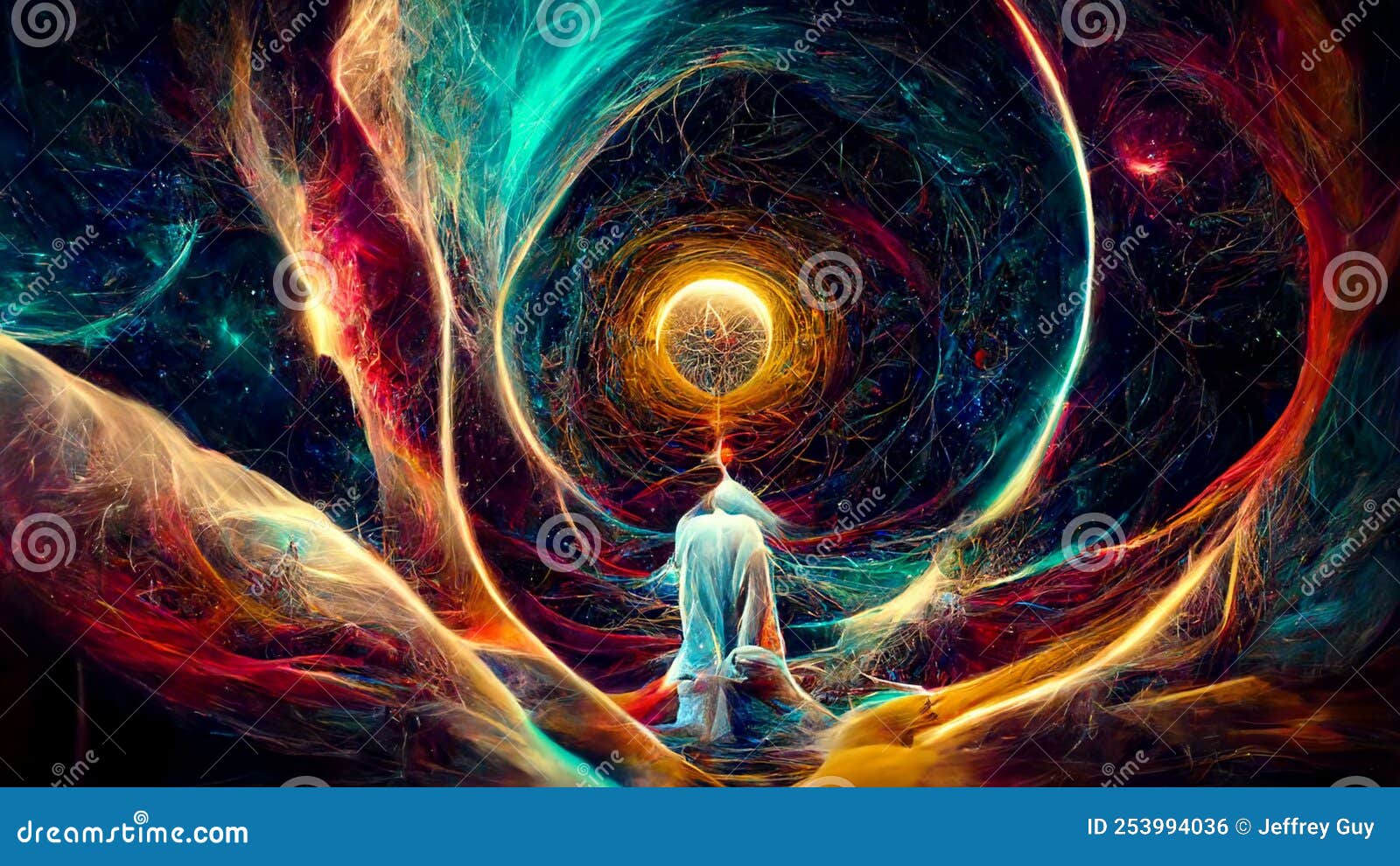 Inside the Mind of an Enlightened Being Projecting His Peaceful Healing ...