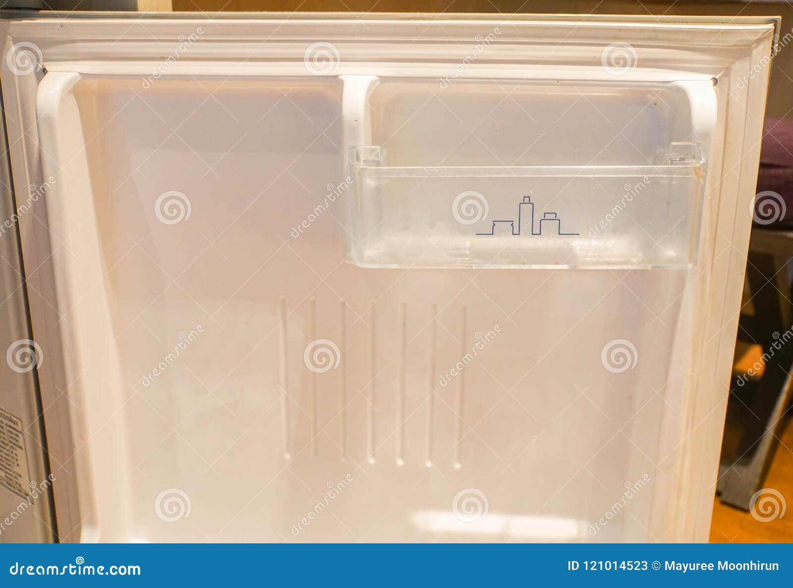Inside Mini Refrigerator in Empty Condition Stock Image - Image of ...