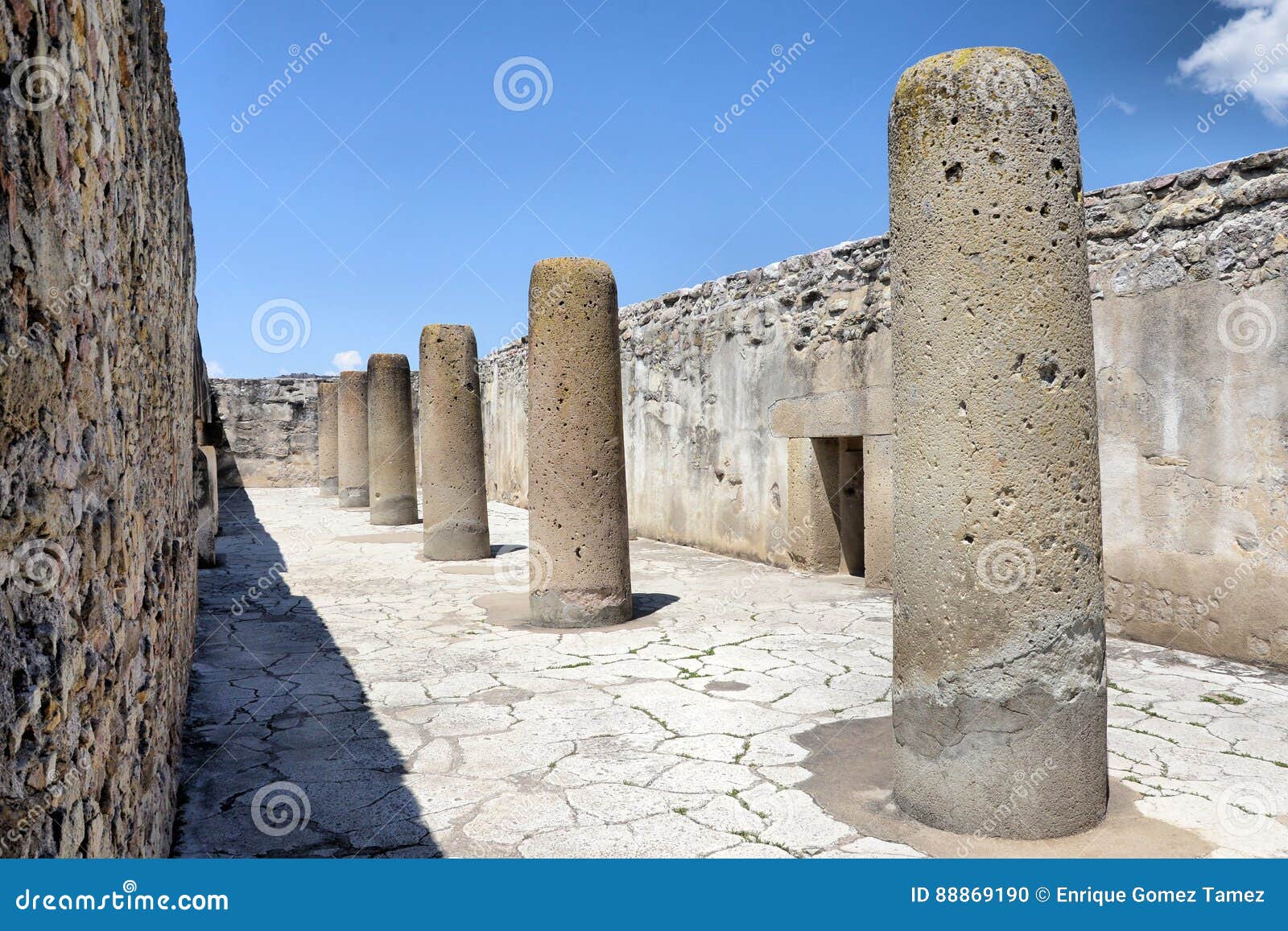 Inside Mitla ruins stock photo. Image of mexico, ancient - 88869190