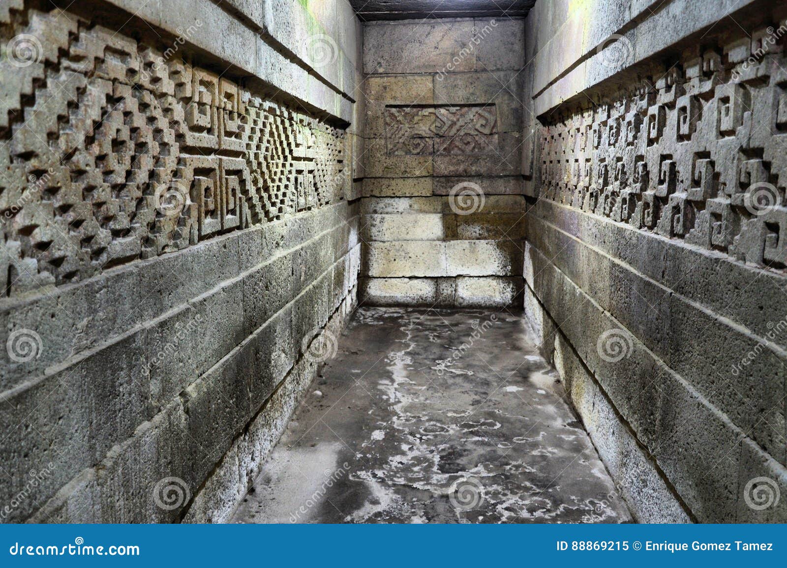 Inside Mitla ruins stock image. Image of monumental, mitla - 88869215