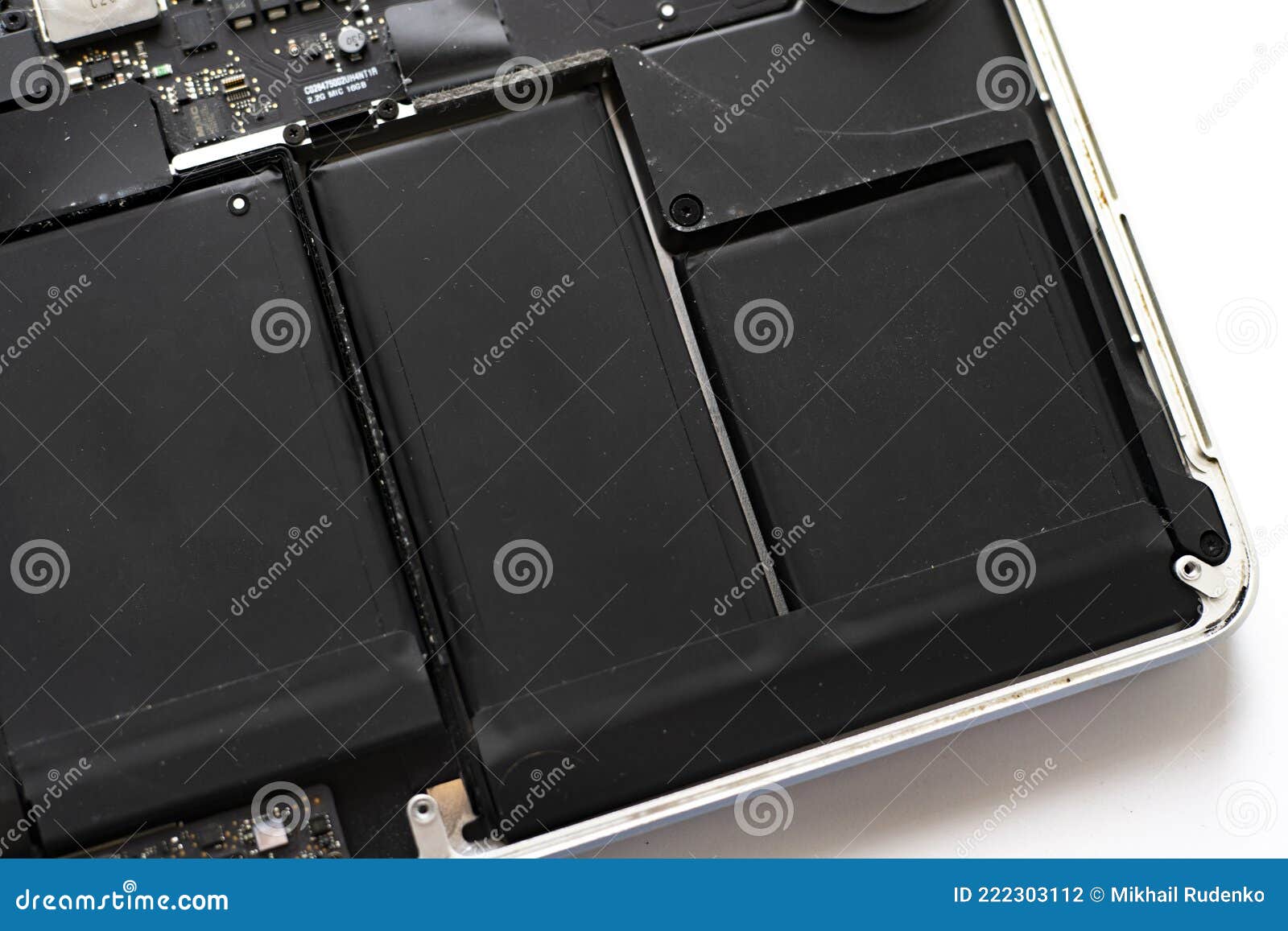 A Inside the Mobile Laptop Computer with Li-ion Battery, Rechargable ...