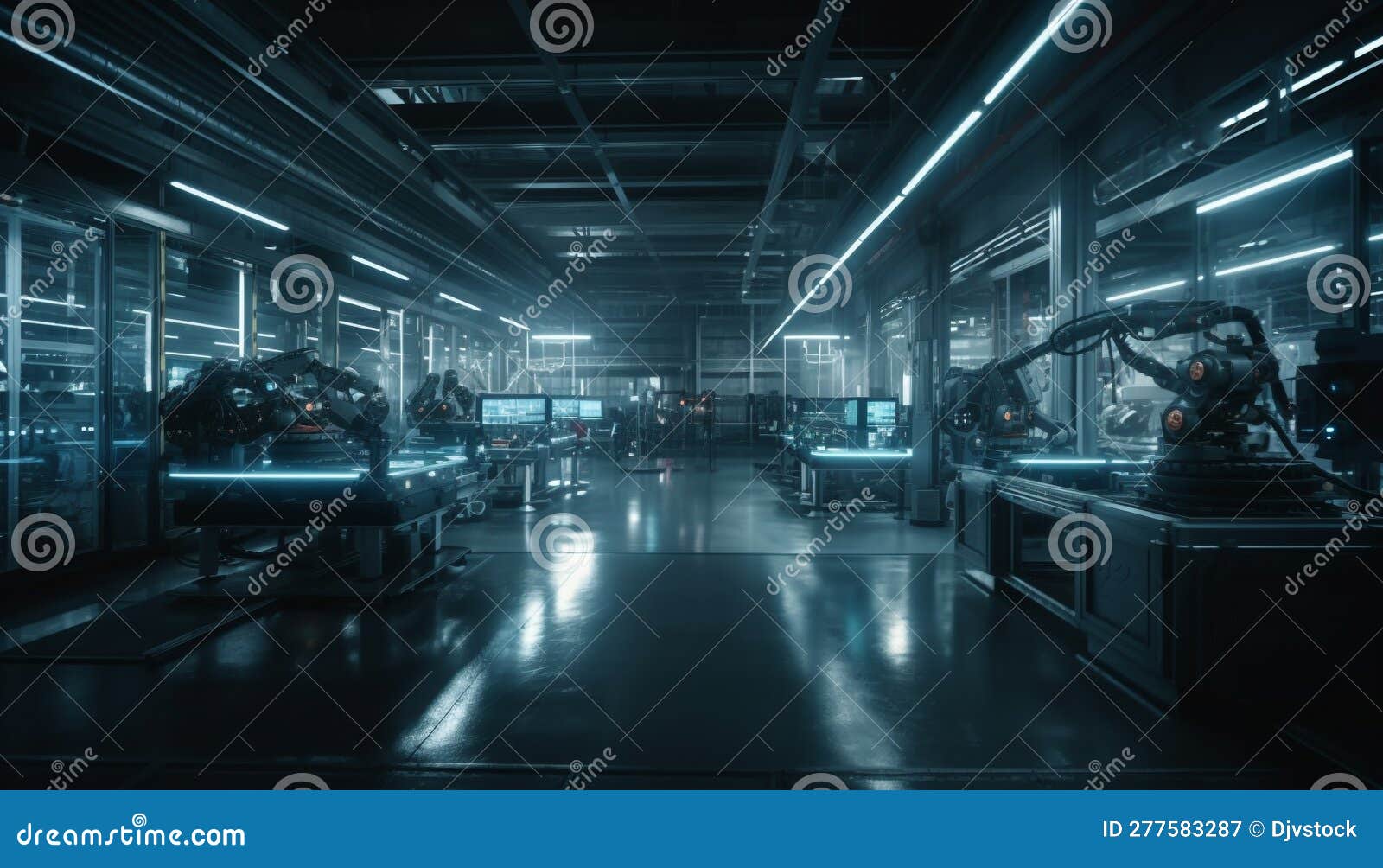 Inside the Modern Factory, Machinery and Robotics Work in Unison ...