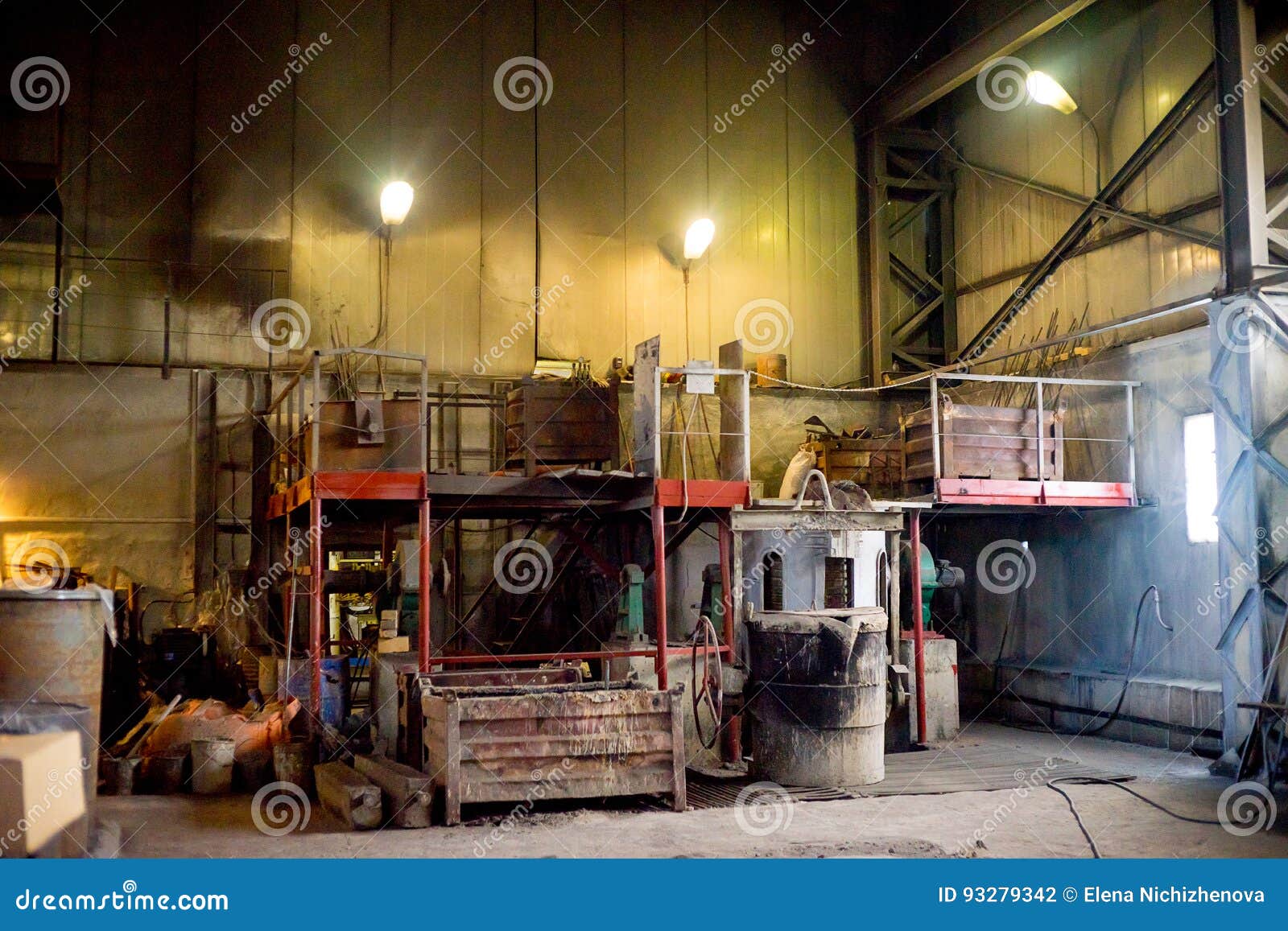Inside modern factory stock photo. Image of business - 93279342