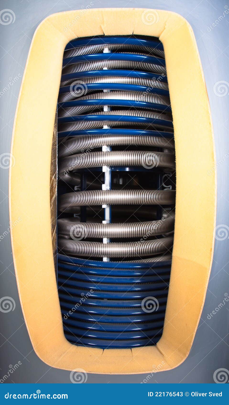 Inside a modern radiator stock image. Image of industrial - 22176543