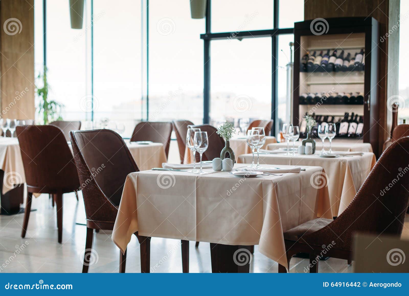 Inside modern restaurant stock photo. Image of modern - 64916442