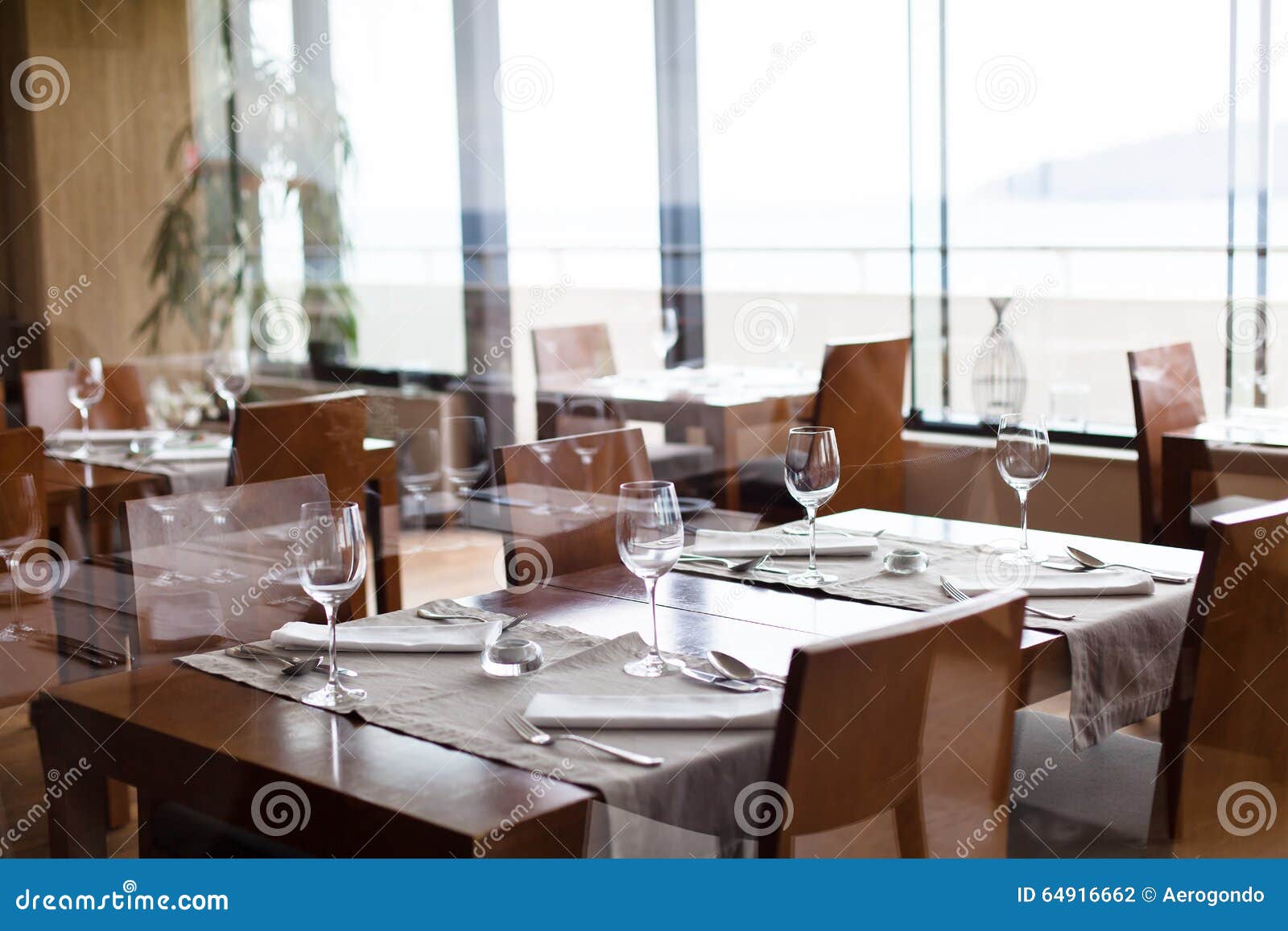 Inside modern restaurant stock photo. Image of elegant - 64916662