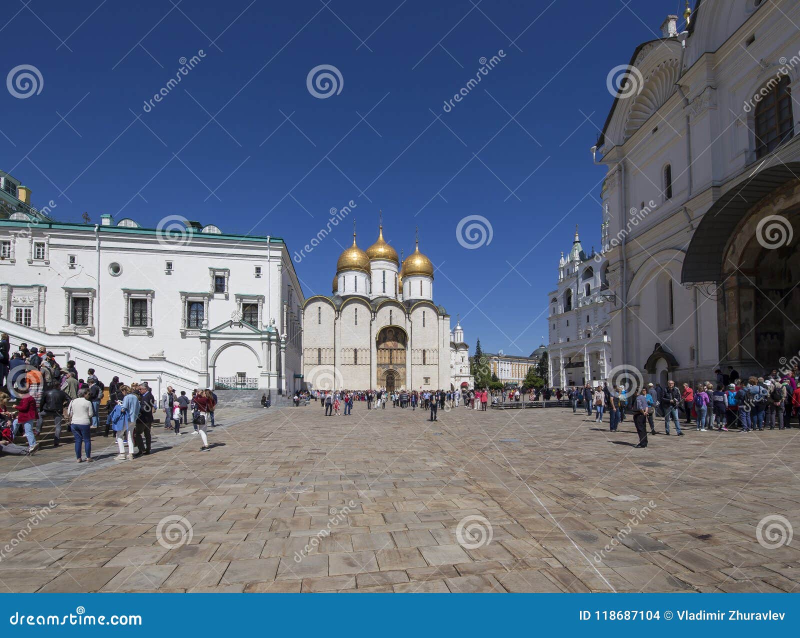 Inside of Moscow Kremlin, Russia Day Editorial Stock Image - Image of ...