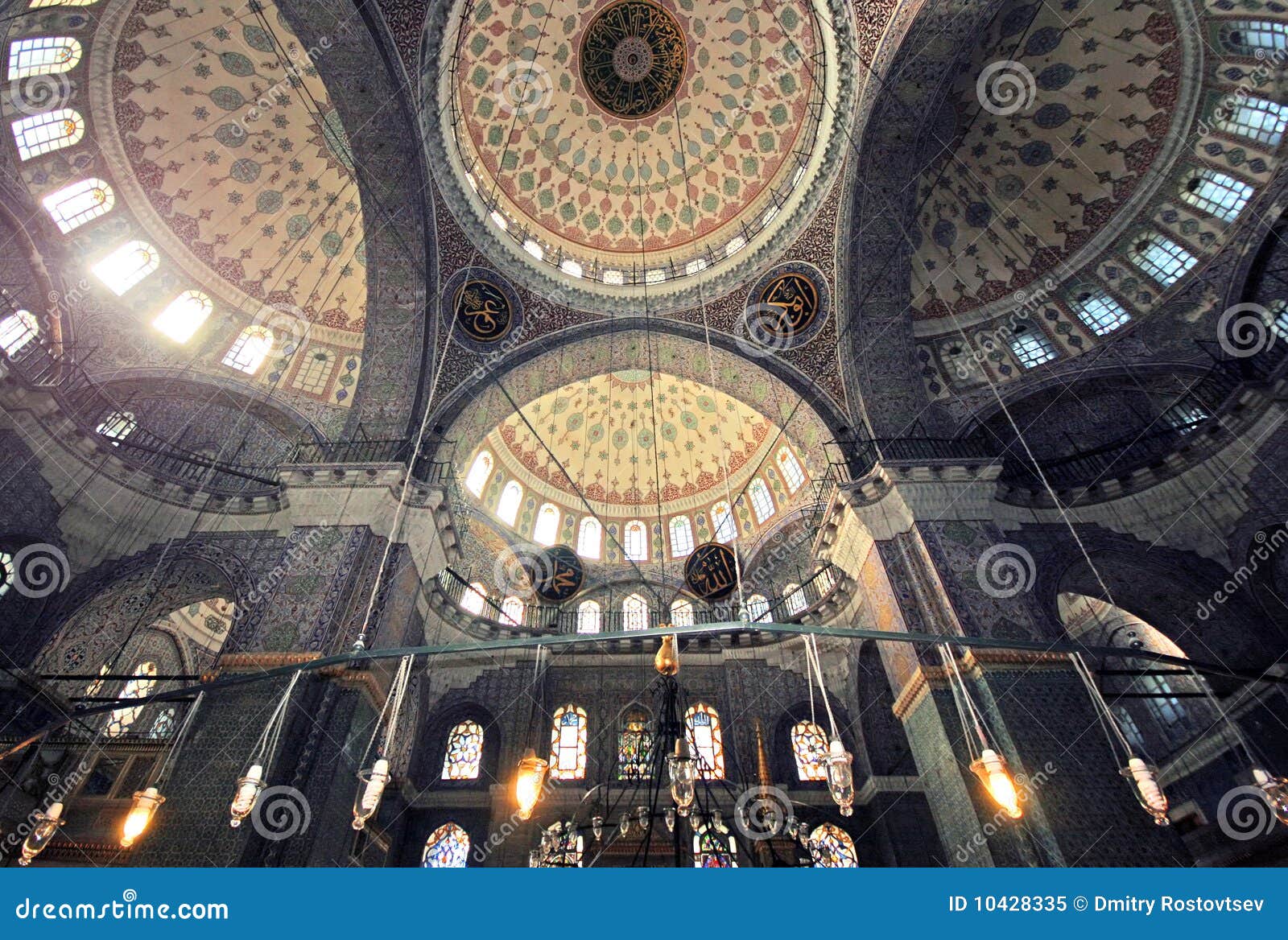 Inside the mosque stock image. Image of religion, interior - 10428335