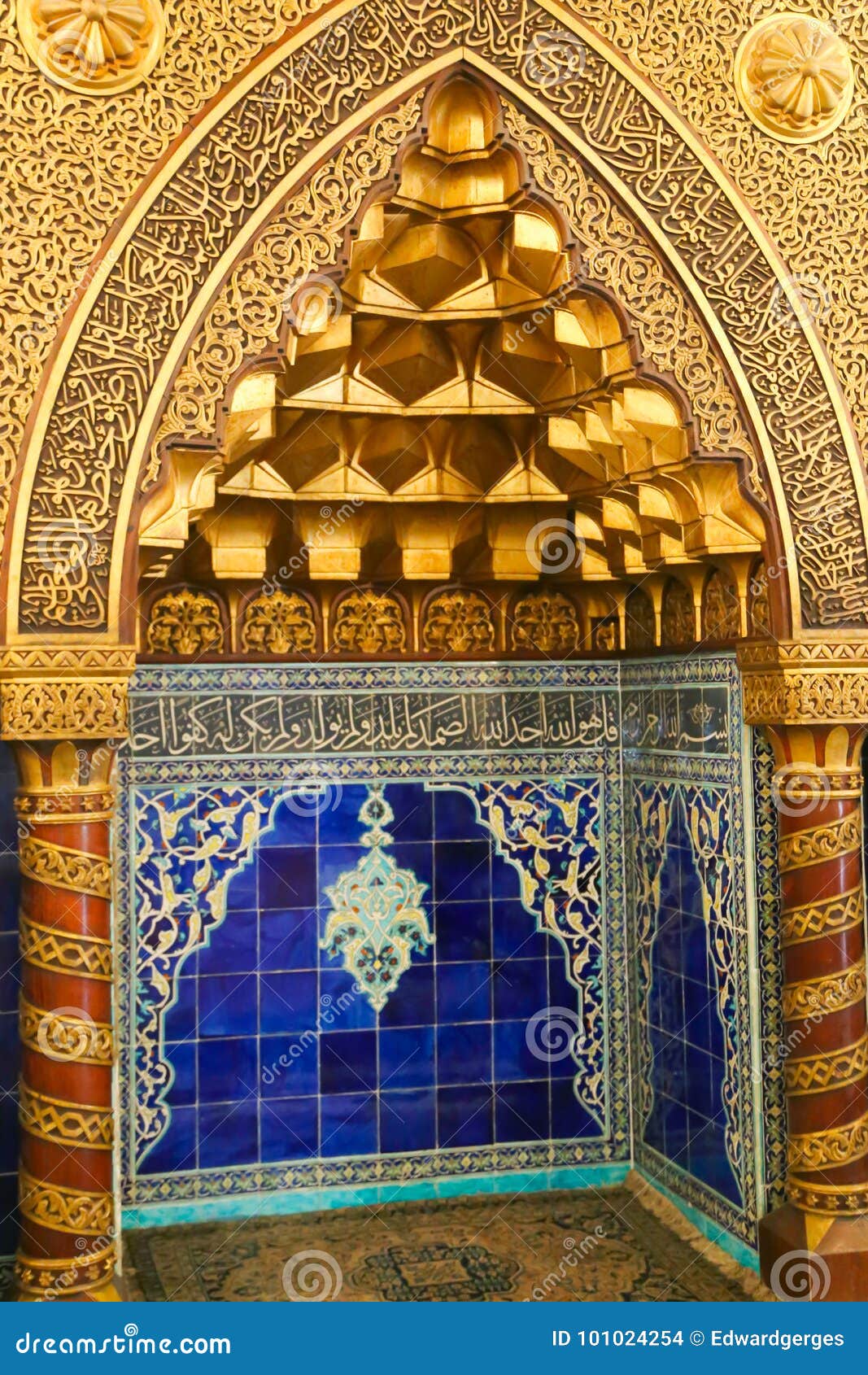 Inside Mosque stock photo. Image of landmark, medieval - 101024254