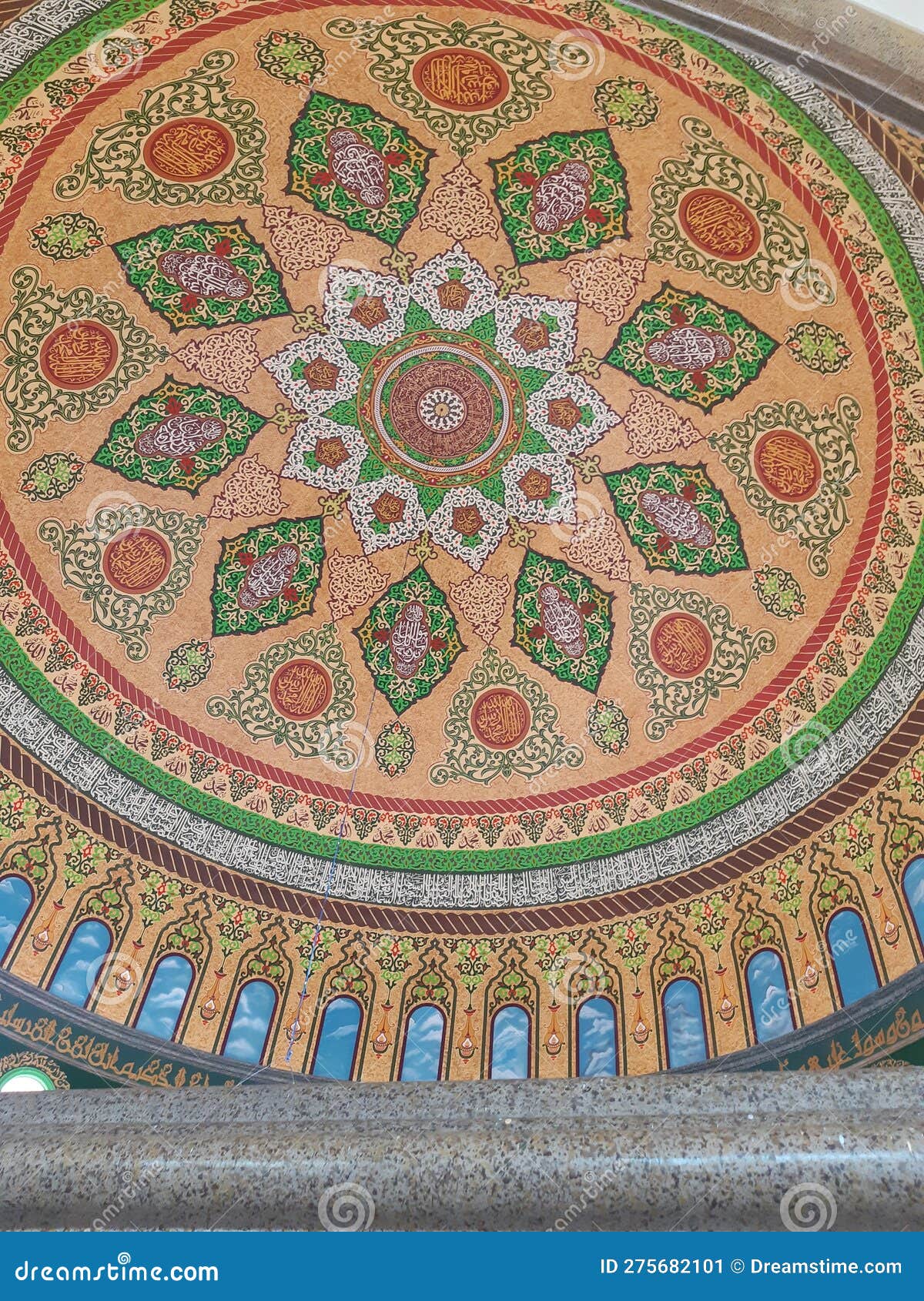 Inside mosque head stock image. Image of mosque, head - 275682101