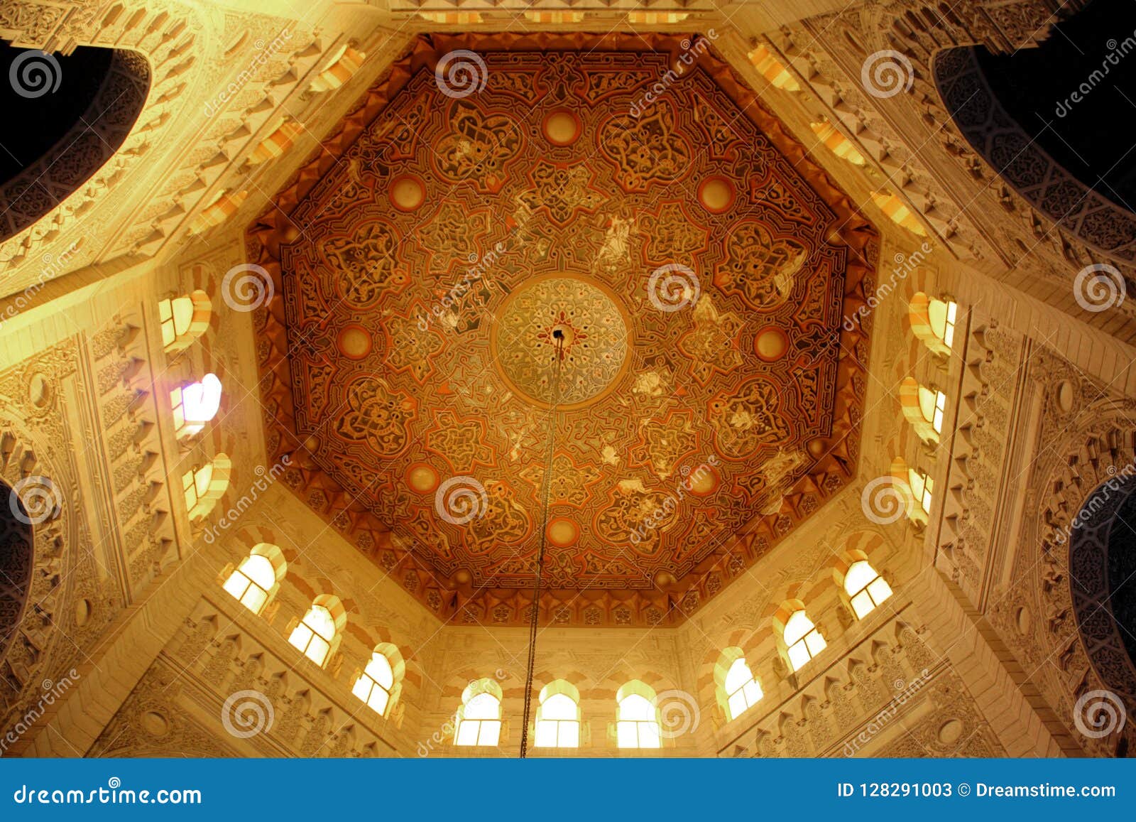 Inside Mosque of Islam stock image. Image of egypt, white - 128291003