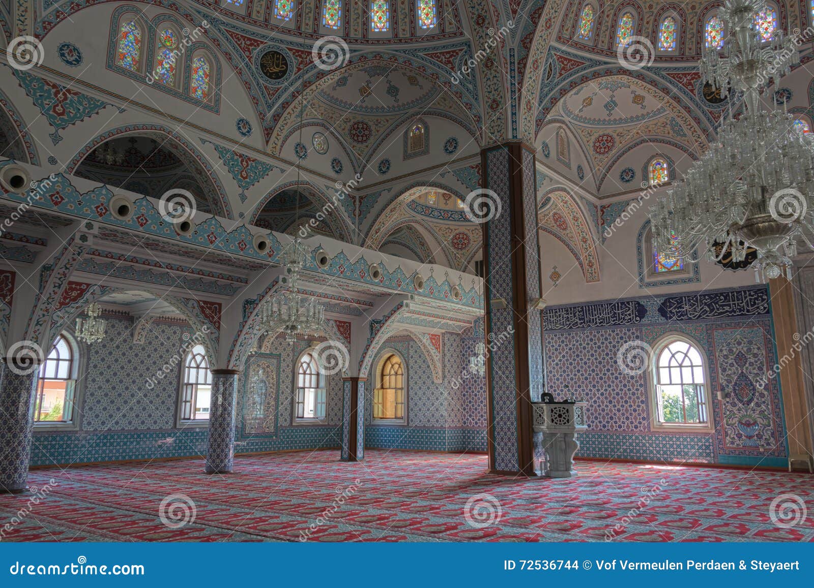 Inside Mosque Editorial Image | CartoonDealer.com #123371212