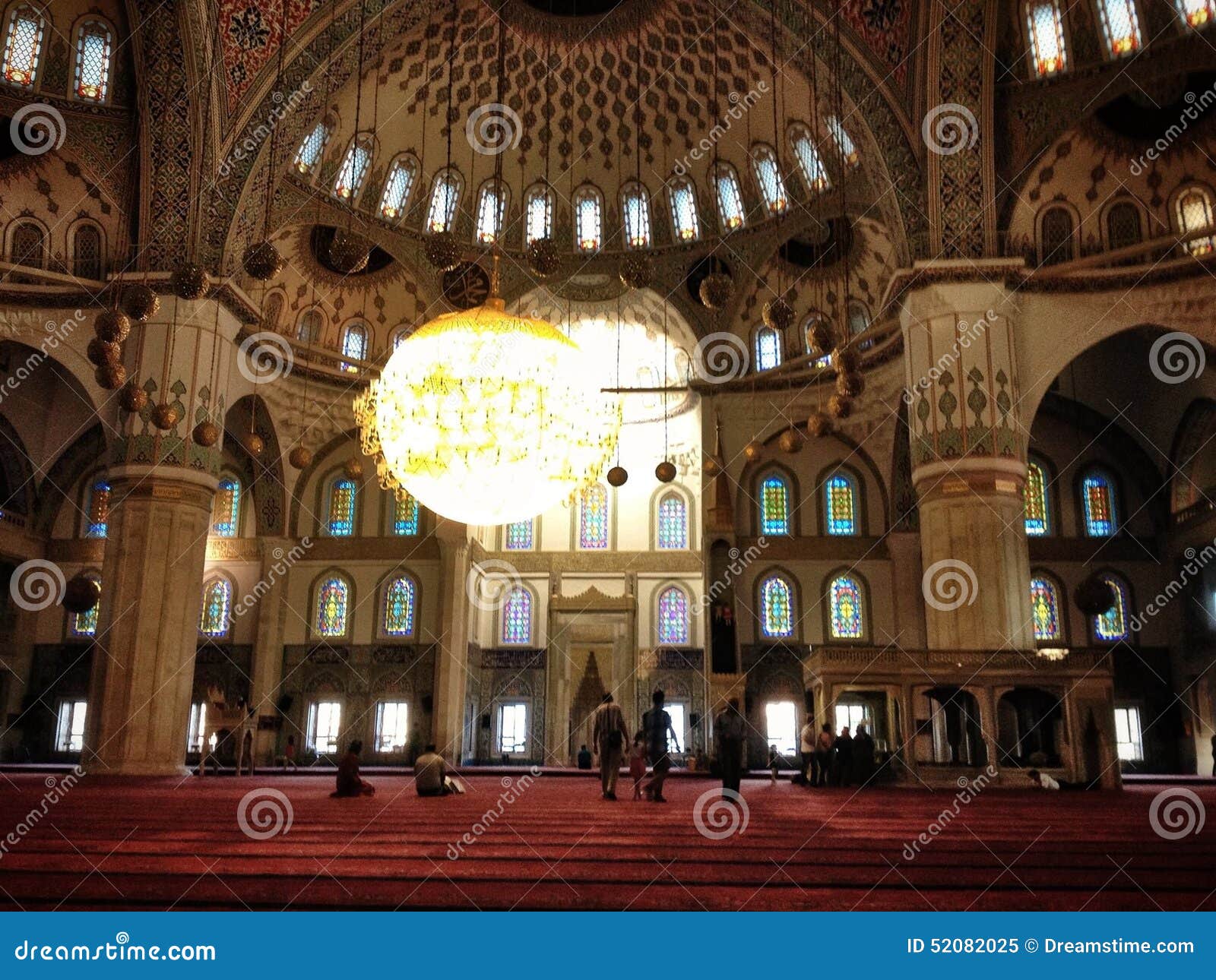Inside a mosque Muslim editorial image. Image of turkey - 52082025