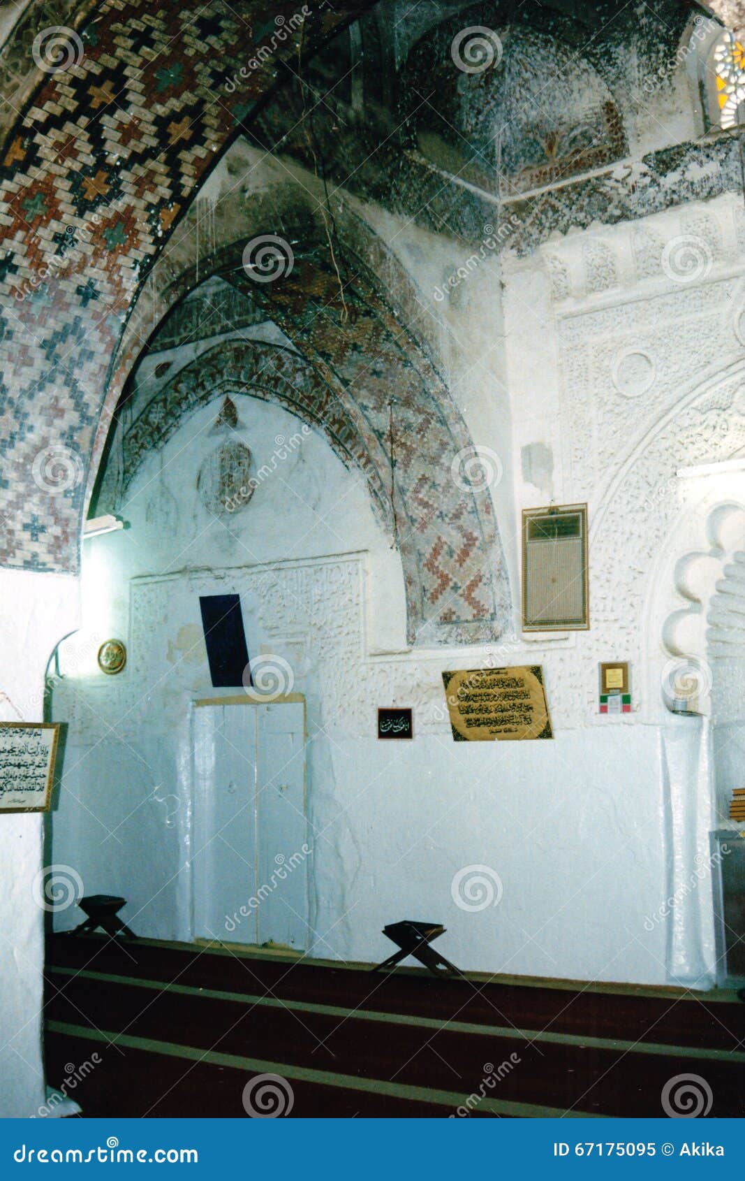 Inside a mosque stock image. Image of arab, architecture - 67175095