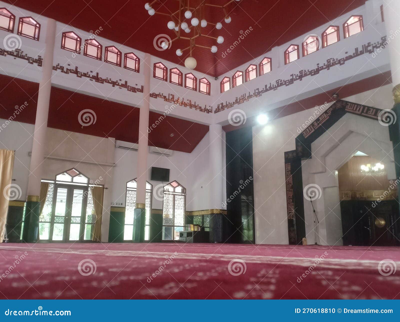 Inside Mosque Editorial Image | CartoonDealer.com #123371212