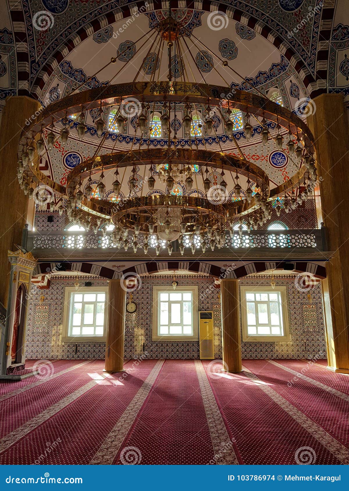 Inside the Mosque stock photo. Image of simple, mosques - 103786974