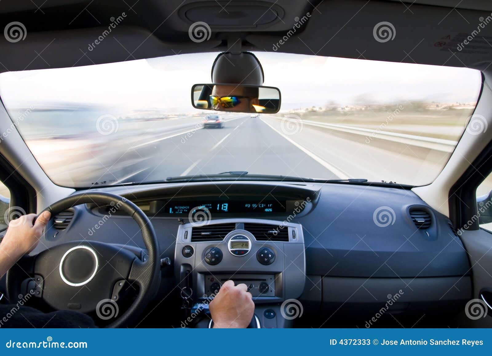 Inside moving vehicle stock image. Image of dashing, driving - 4372333