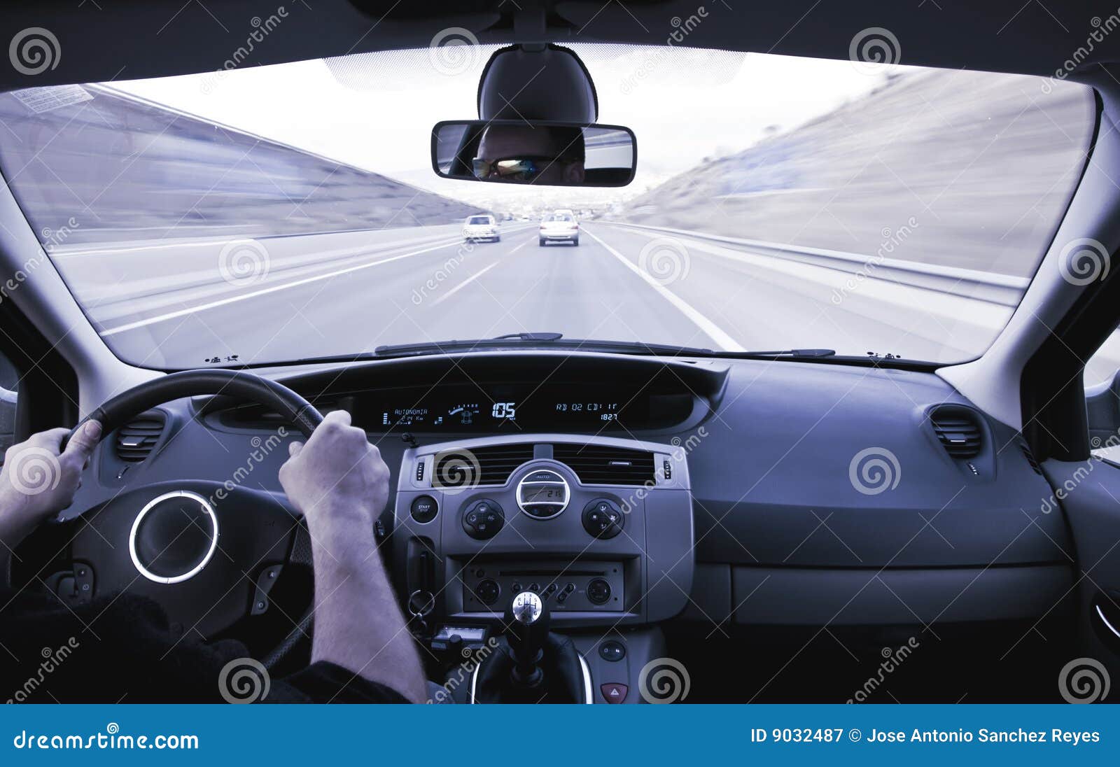 Inside moving vehicle stock image. Image of fast, automobile - 9032487