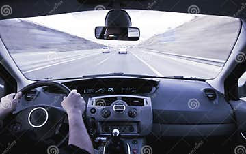 Inside moving vehicle stock image. Image of fast, automobile - 9032487