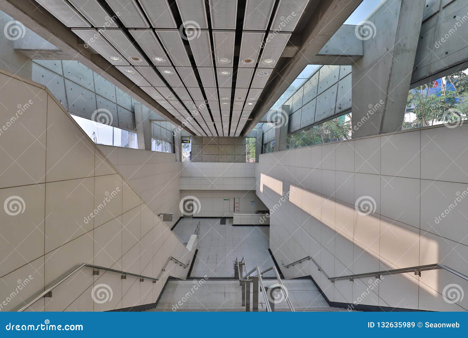 Inside MTR Station in Hong Kong. 2018 Stock Image - Image of railway ...