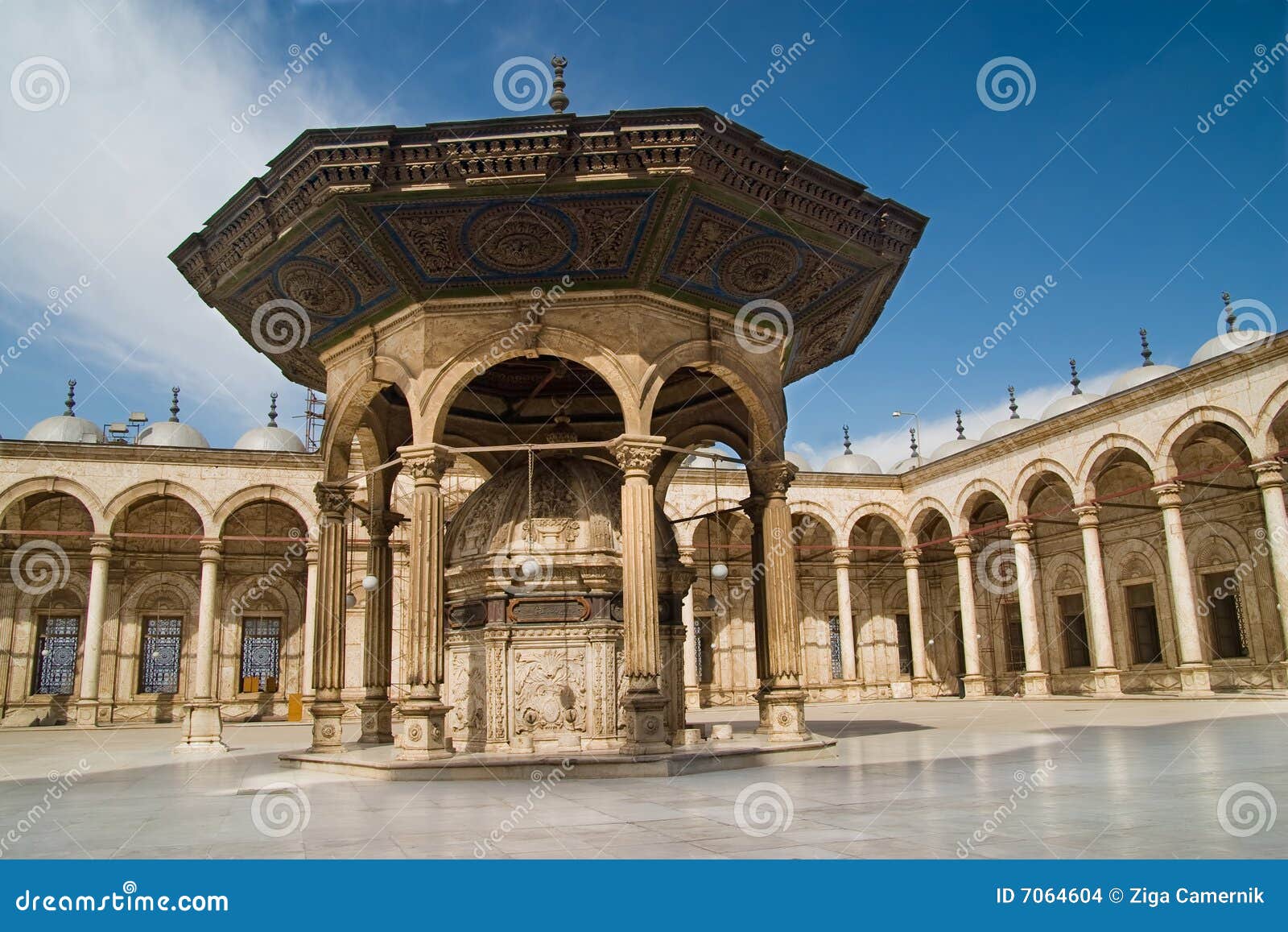 Inside Muhammad Ali mosque stock photo. Image of architecture - 7064604