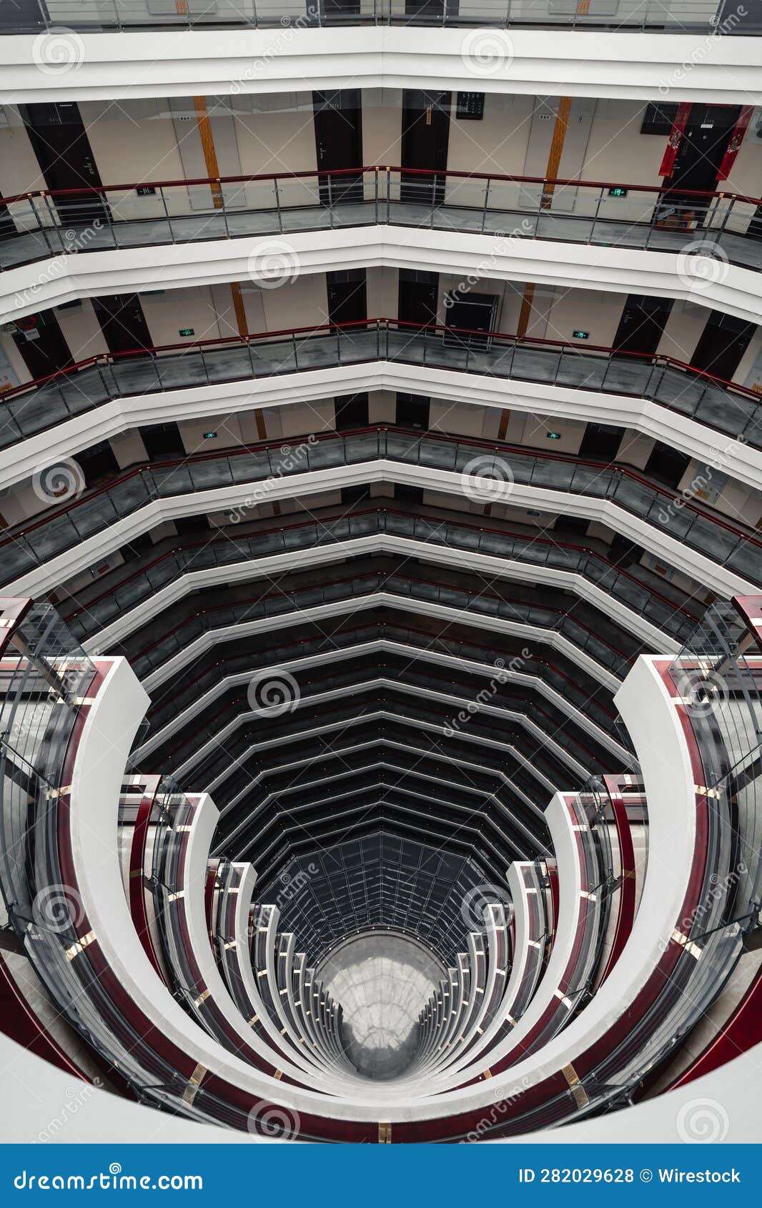 Atrium With Large Circular Pool In The House Of Columns At The ...