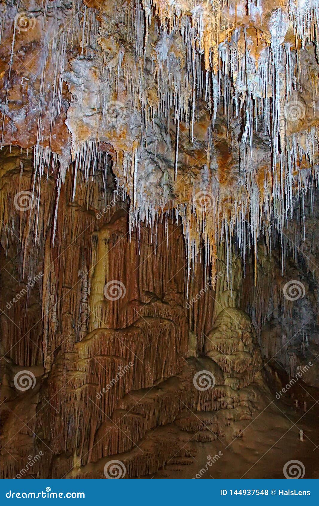 Inside a natural cave stock photo. Image of natural - 144937548