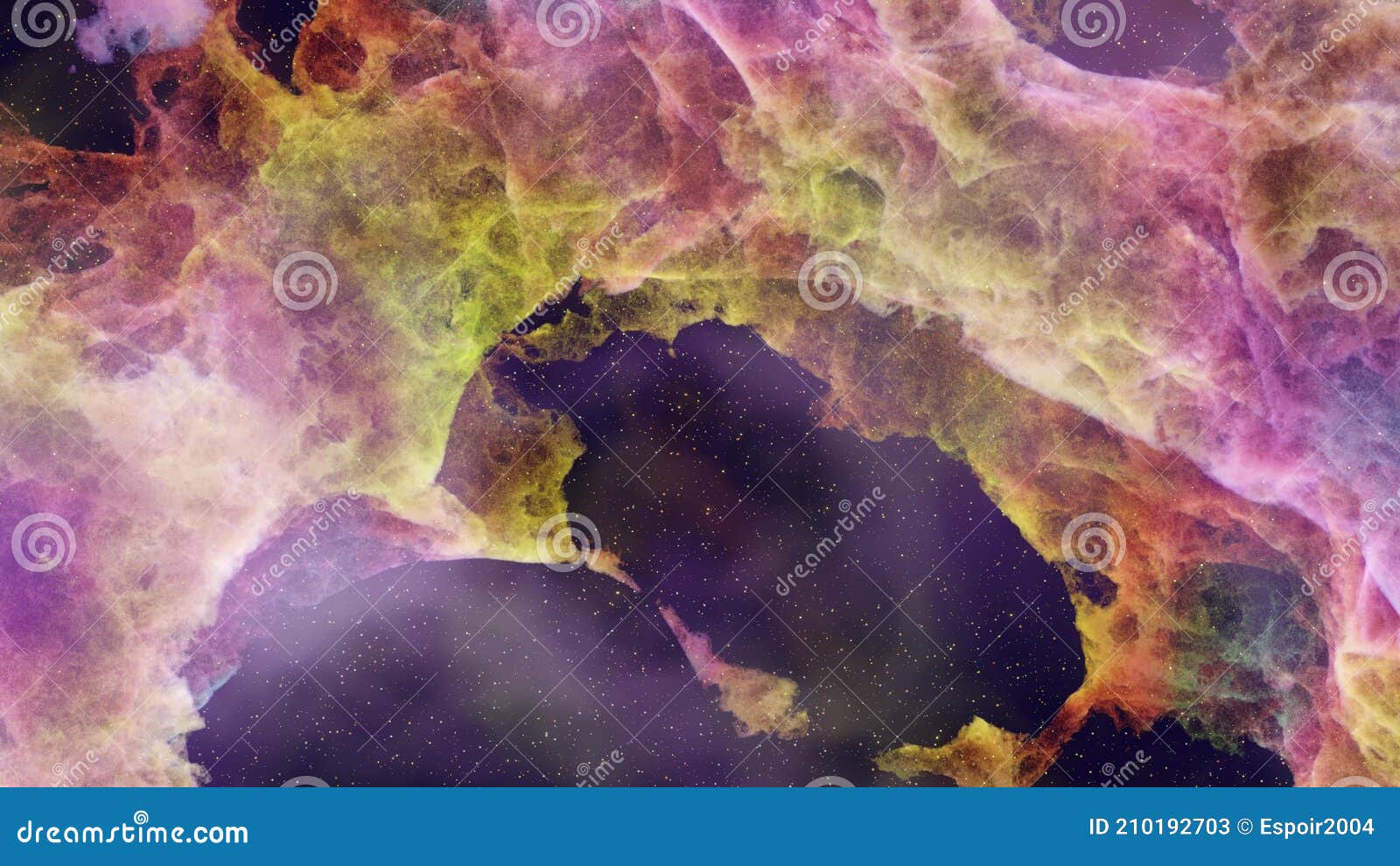 Inside of nebula stock video. Video of science, solar - 210192703