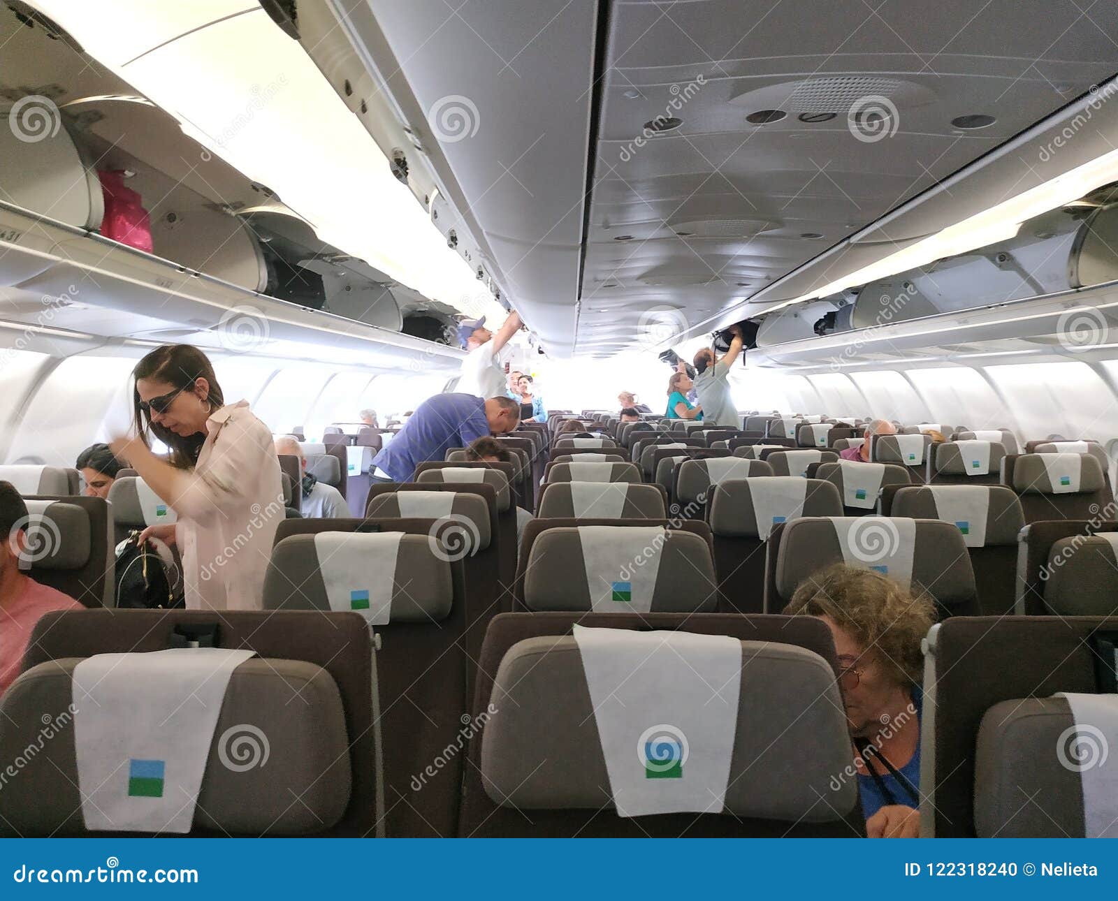 Inside the New Level Airplane Editorial Image - Image of inside ...