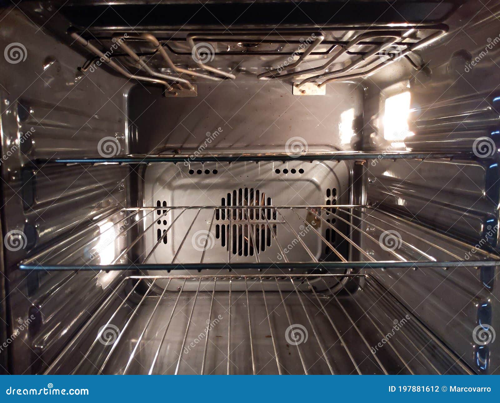 Inside of a new oven stock photo. Image of housework - 197881612