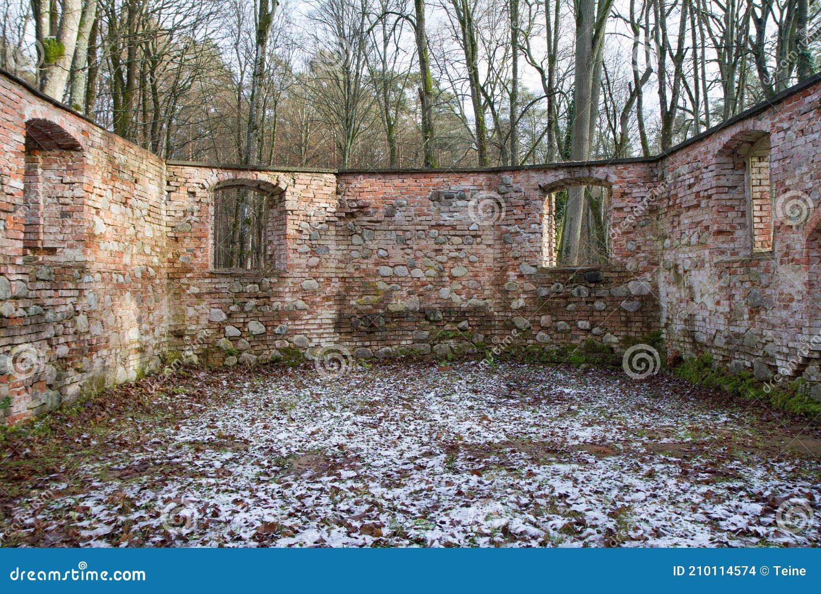 The Inside of an Old Abandoned Church Stock Photo - Image of faith ...