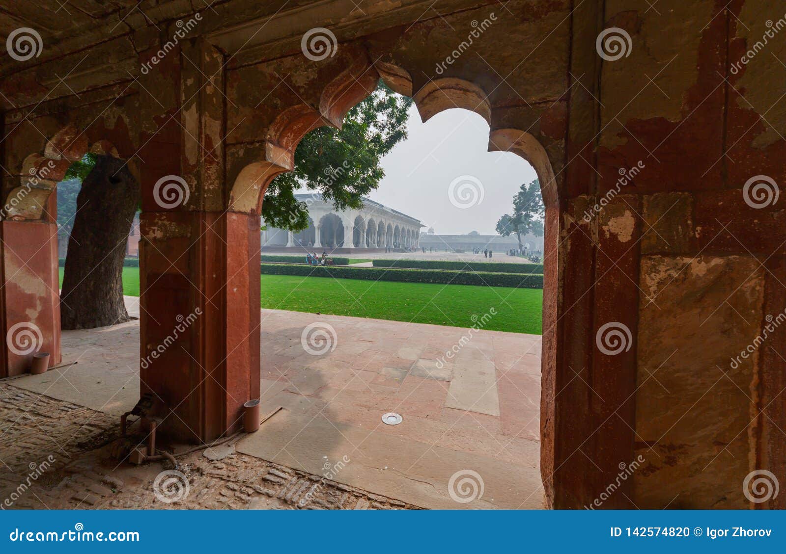 Inside an Old Architectural Structure Stock Photo - Image of background ...