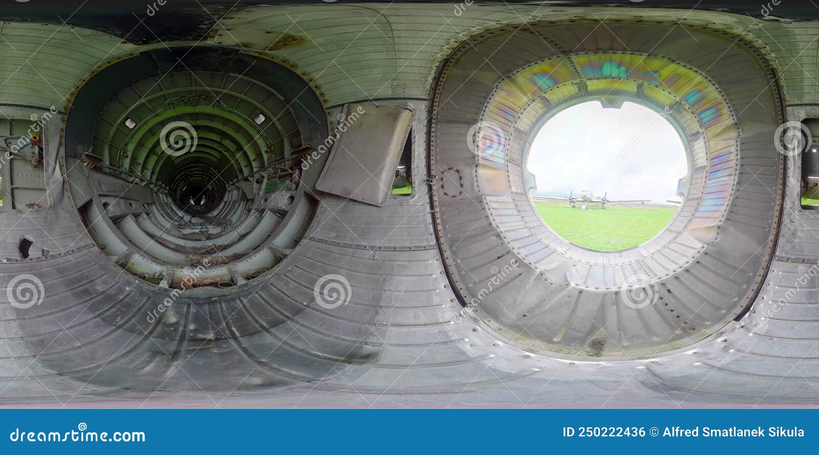 Inside of the Old Army Russian Jet 360 Photo Stock Photo - Image of ...